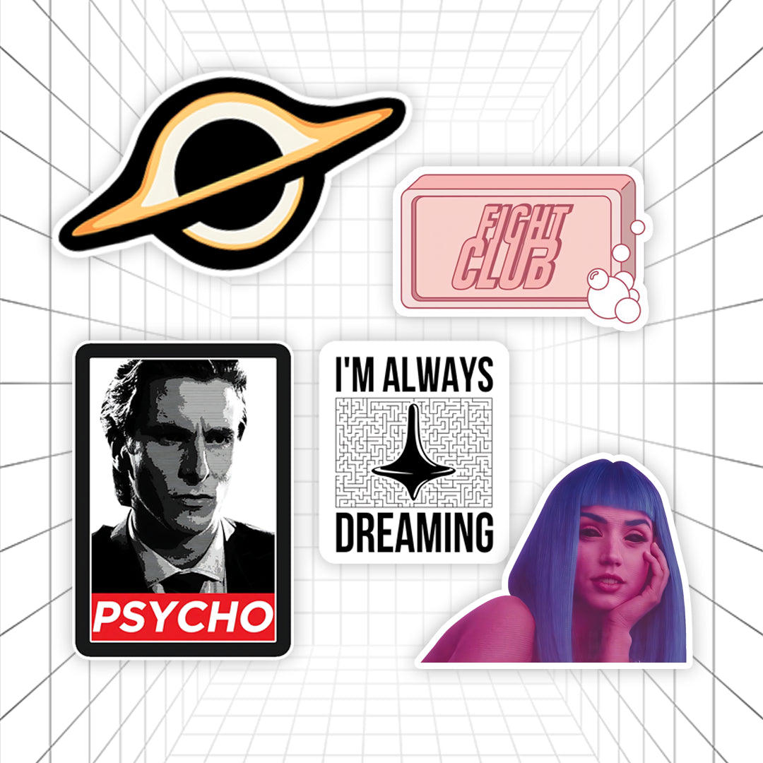Classic Movies Iconic #01 | Stickerized | 5 Stickers | Posterized.in