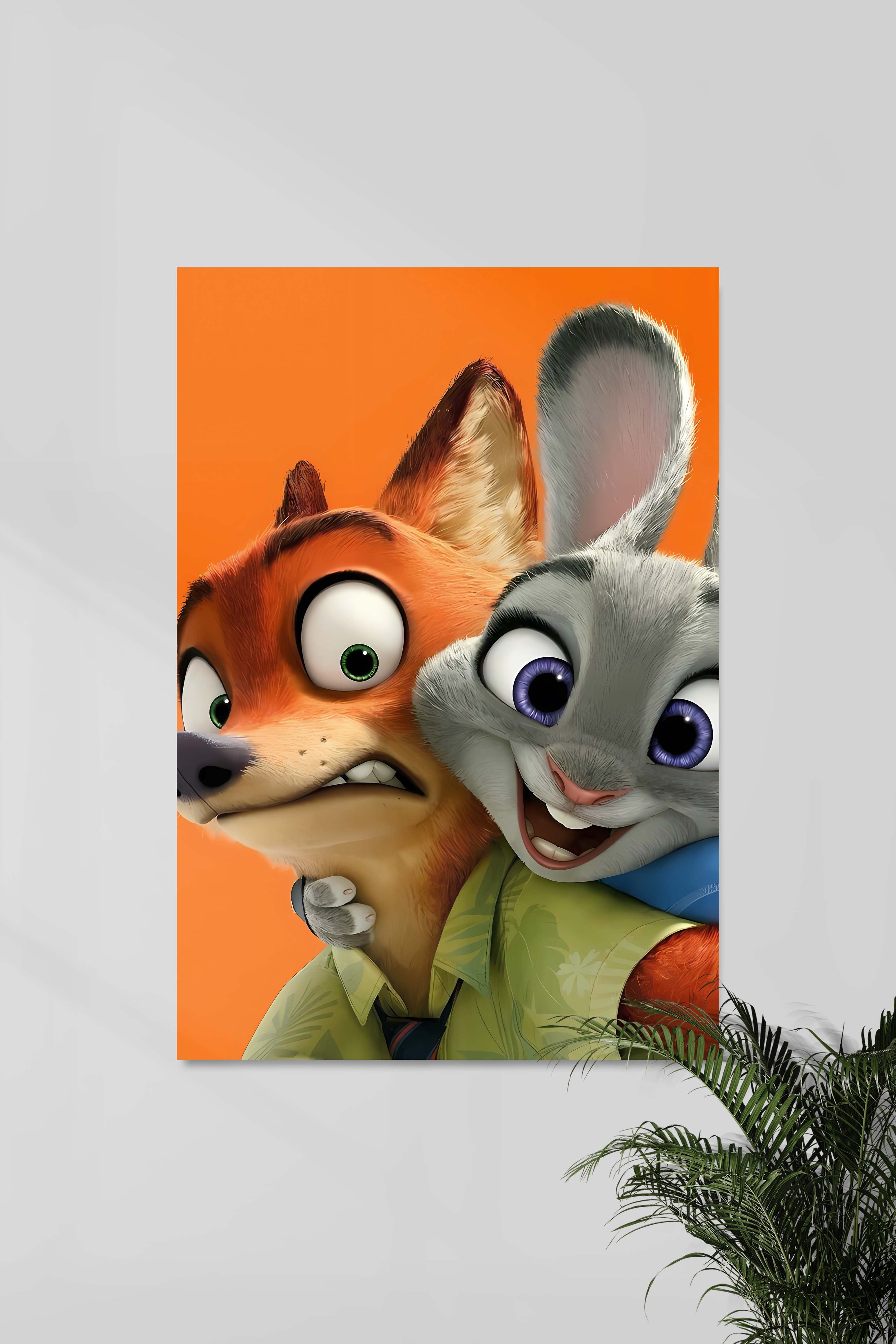 Nick Judy Selfie | Zootopia | Disney Movie Poster – Posterized