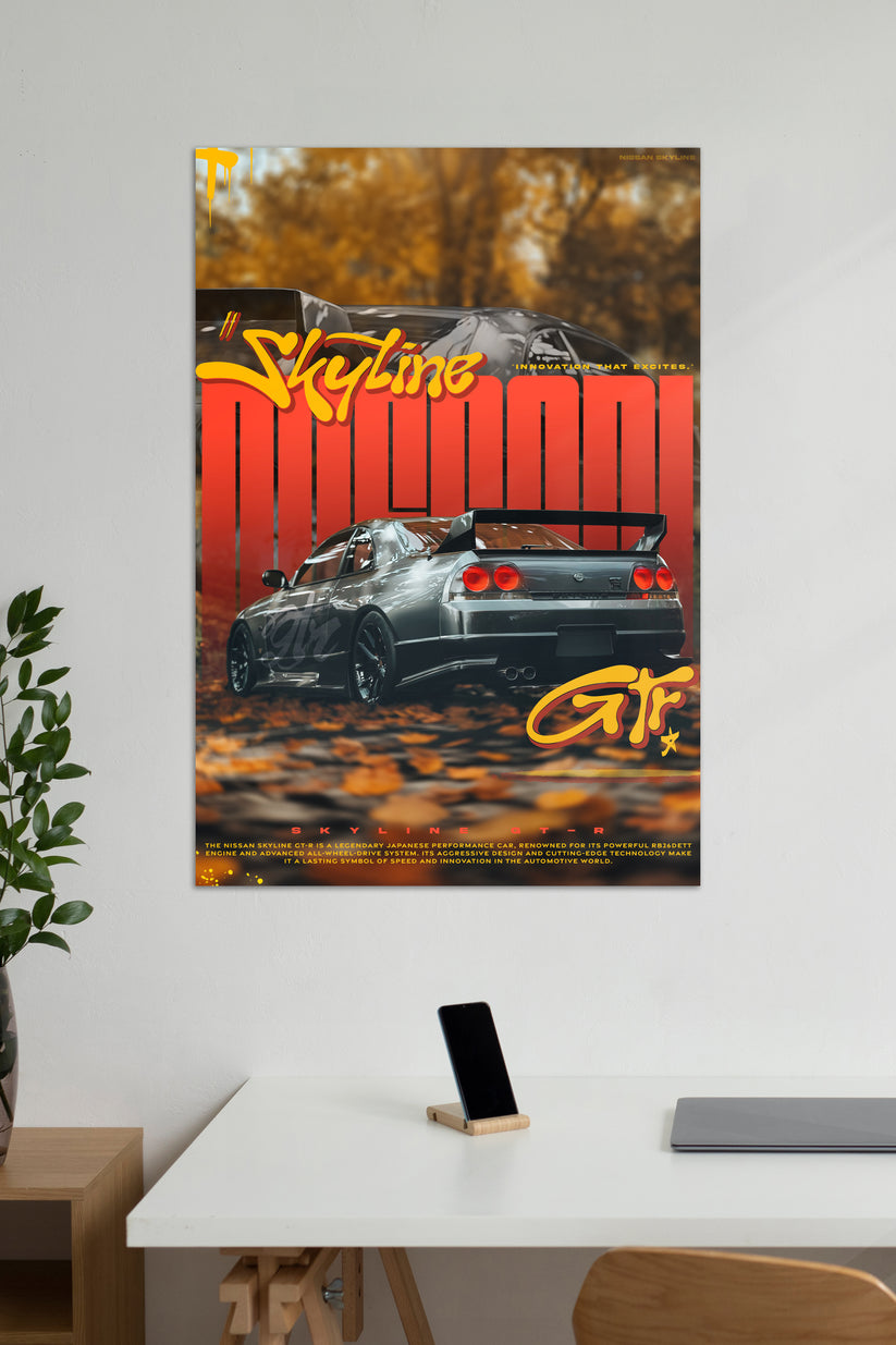 Nissan SKYLINE GTR | CONCEPT CARS #08 | CAR POSTERS – Posterized