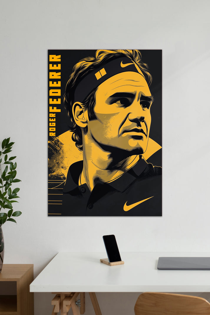 ROGER FEDERER | TENNIS PLAYER | TENNIS POSTER. – Posterized