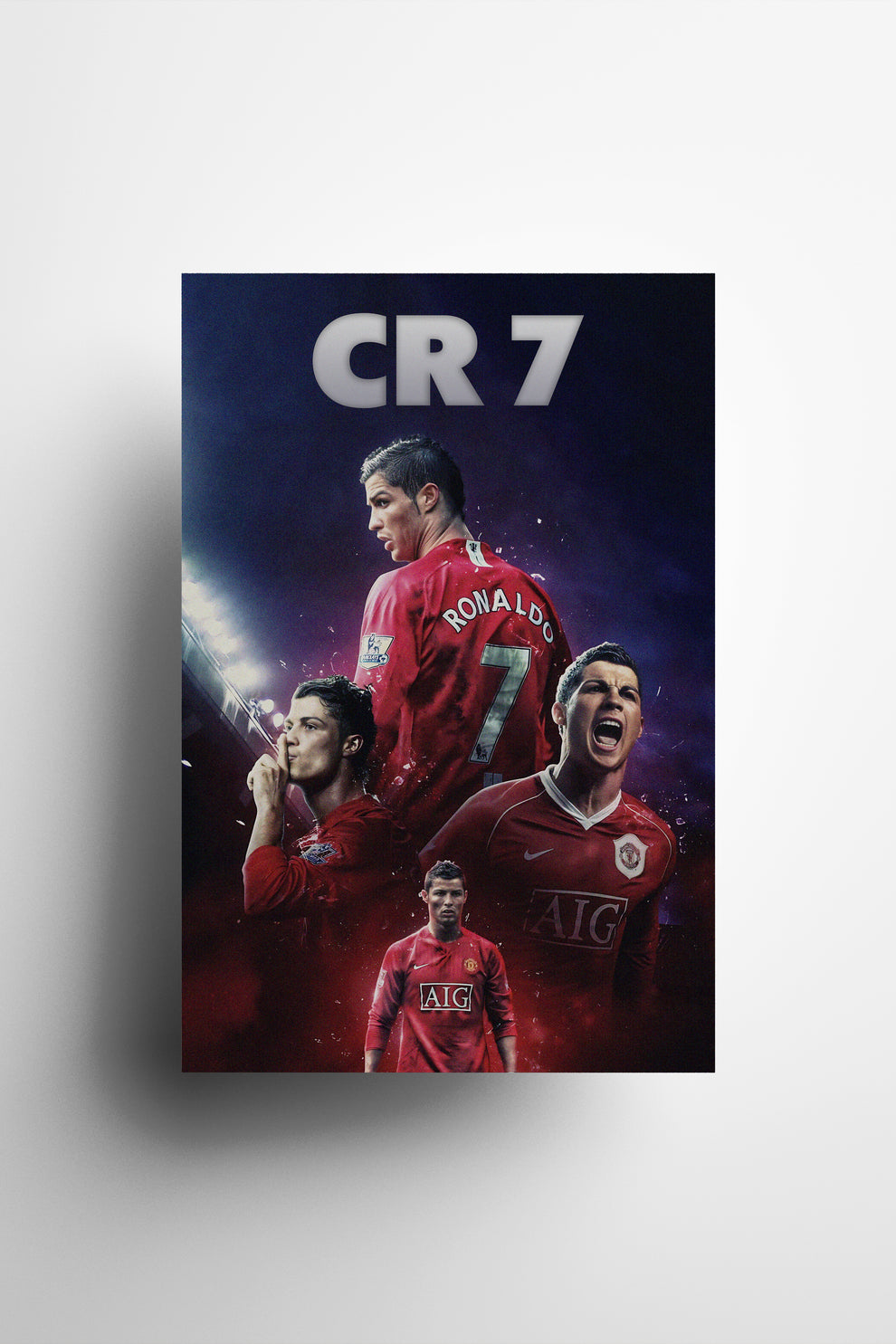 CR7 | Cristiano Ronaldo | CR7#02 | FootBall Poster – Posterized