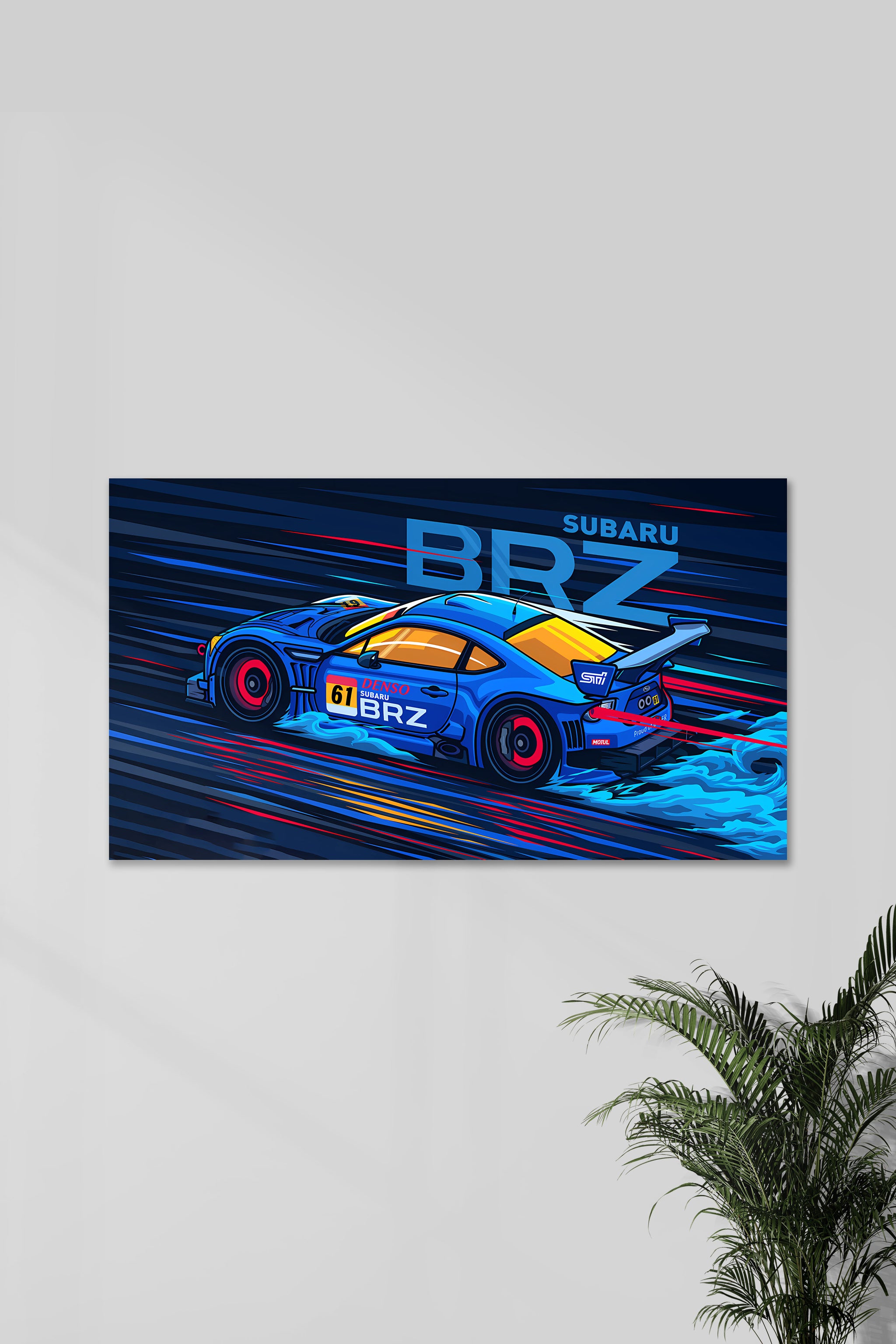 SUBARU BRZ | VECTOR STYLE CARS #01 | CAR POSTERS – Posterized