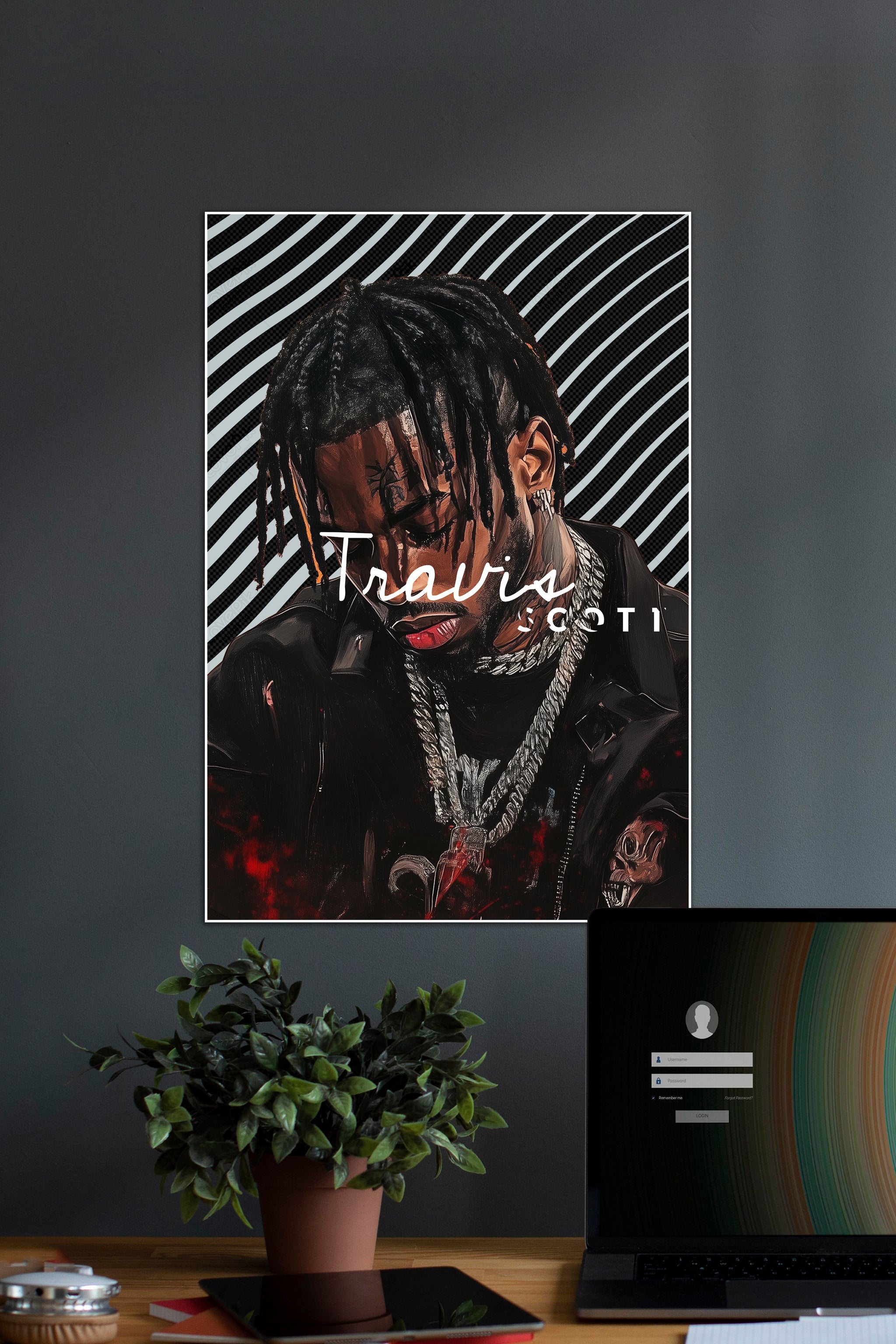 Travis Scott #01 | Trvais SCOTT | Music Artist Poster – Posterized