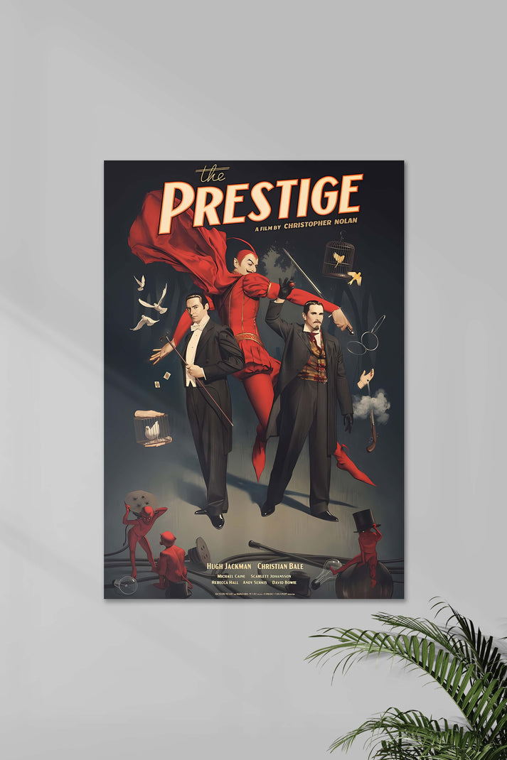 THE PRESTIGE #01 | Christopher Nolan Movies | Movie Poster | Posterized.in