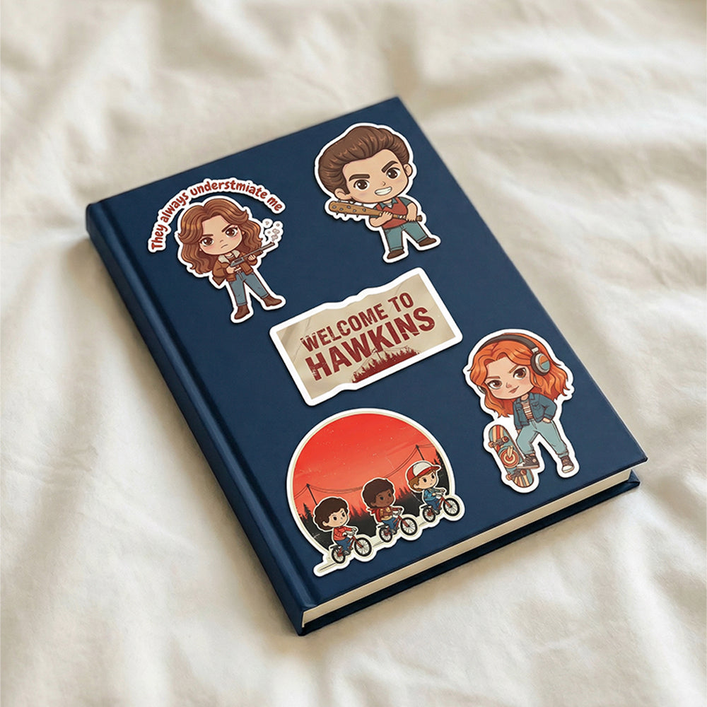 Welcome to Hawkins | Stranger Things #01 | Stickerized | 5 Stickers ...