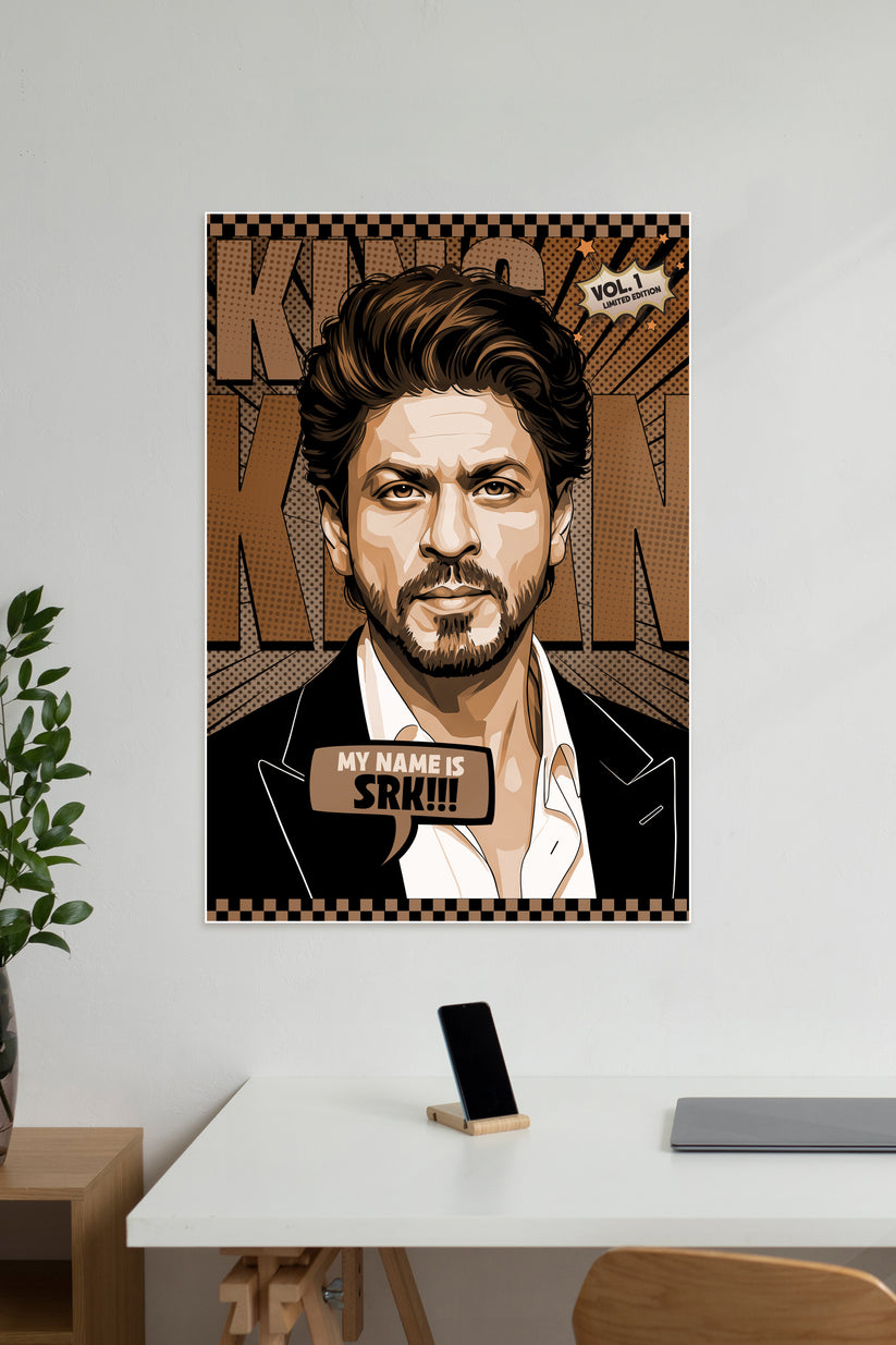 Shah Rukh Khan X Comic book | KING KHAN | Celebrities Poster ...