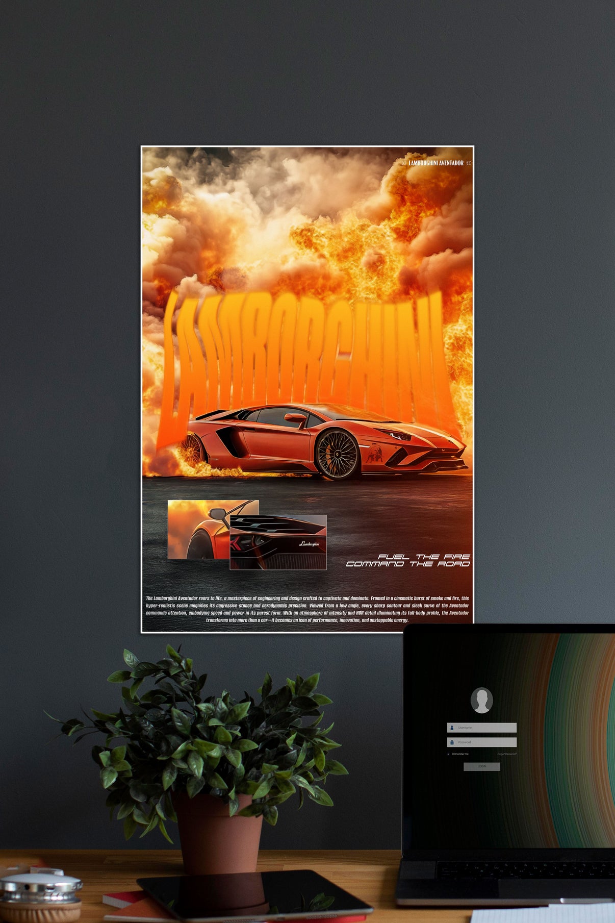 Lamborghini Aventador | CONCEPT CARS #09 | CAR POSTERS | Posterized.in