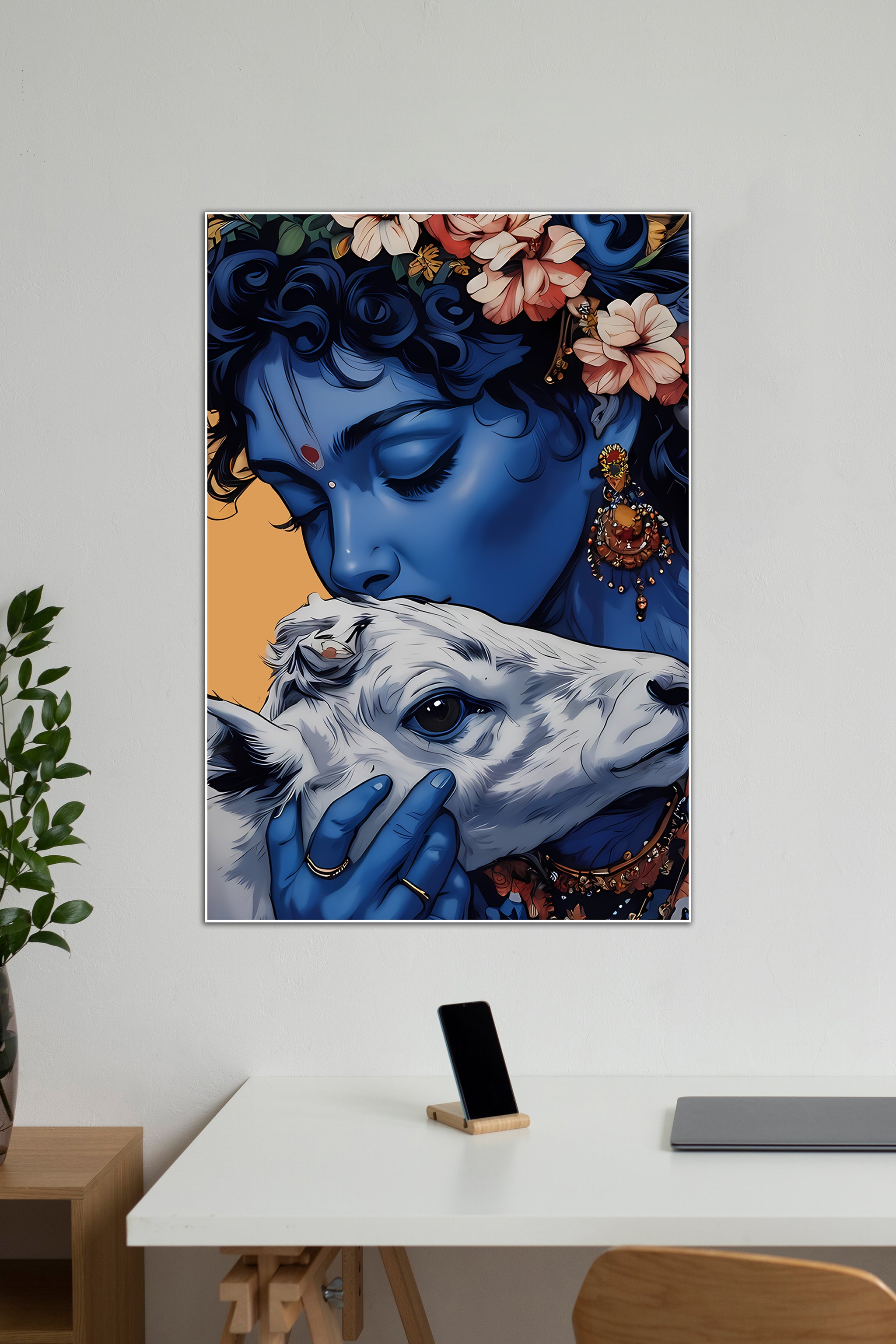 Sanatana Nanda | Lord Krishna #01 | Devotional Poster | Posterized.in