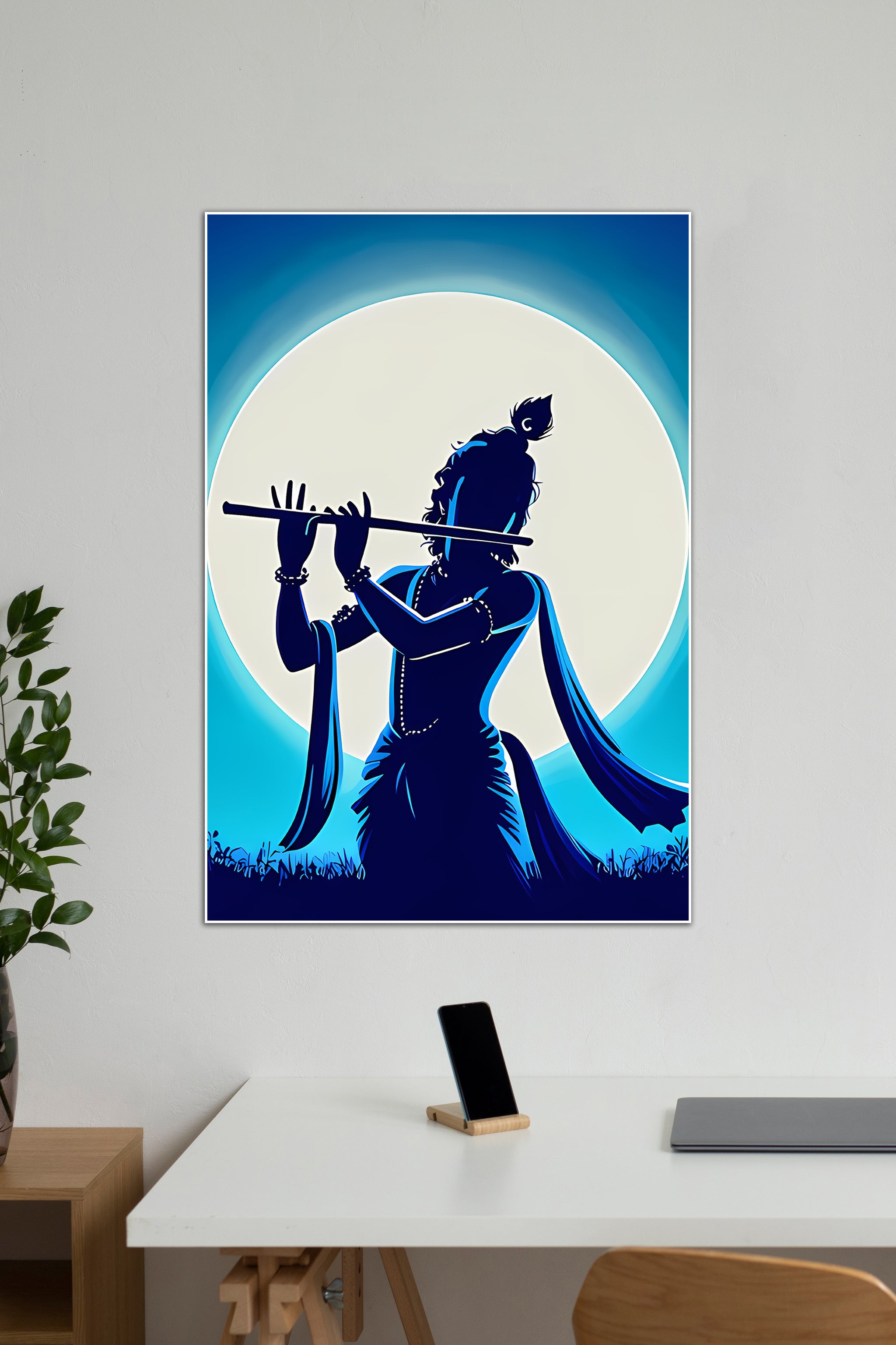Maya Mohana | Lord Krishna #01 | Devotional Poster | Posterized.in
