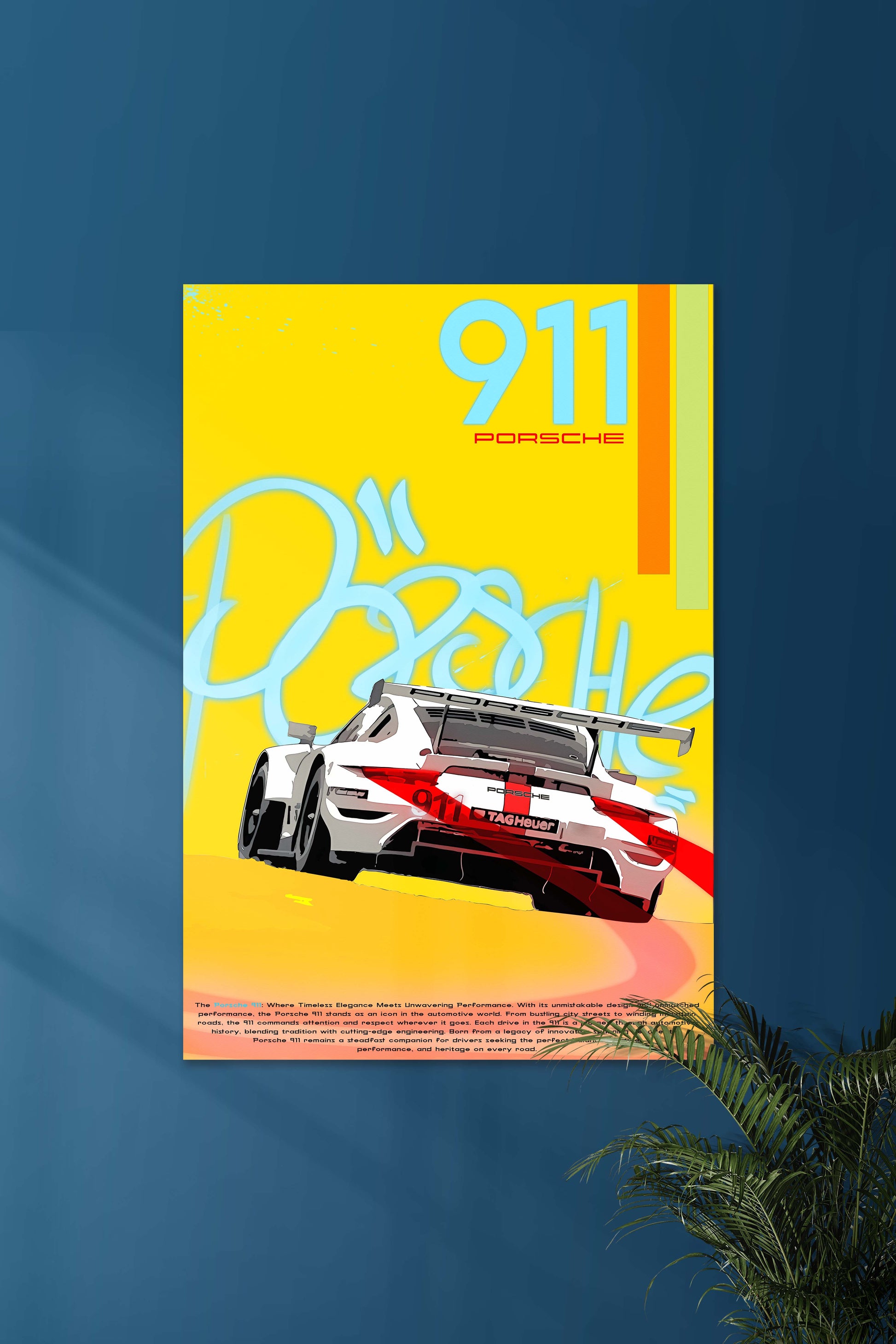 Porsche 911 | VECTOR CARS #02 | CAR POSTERS | Posterized.in