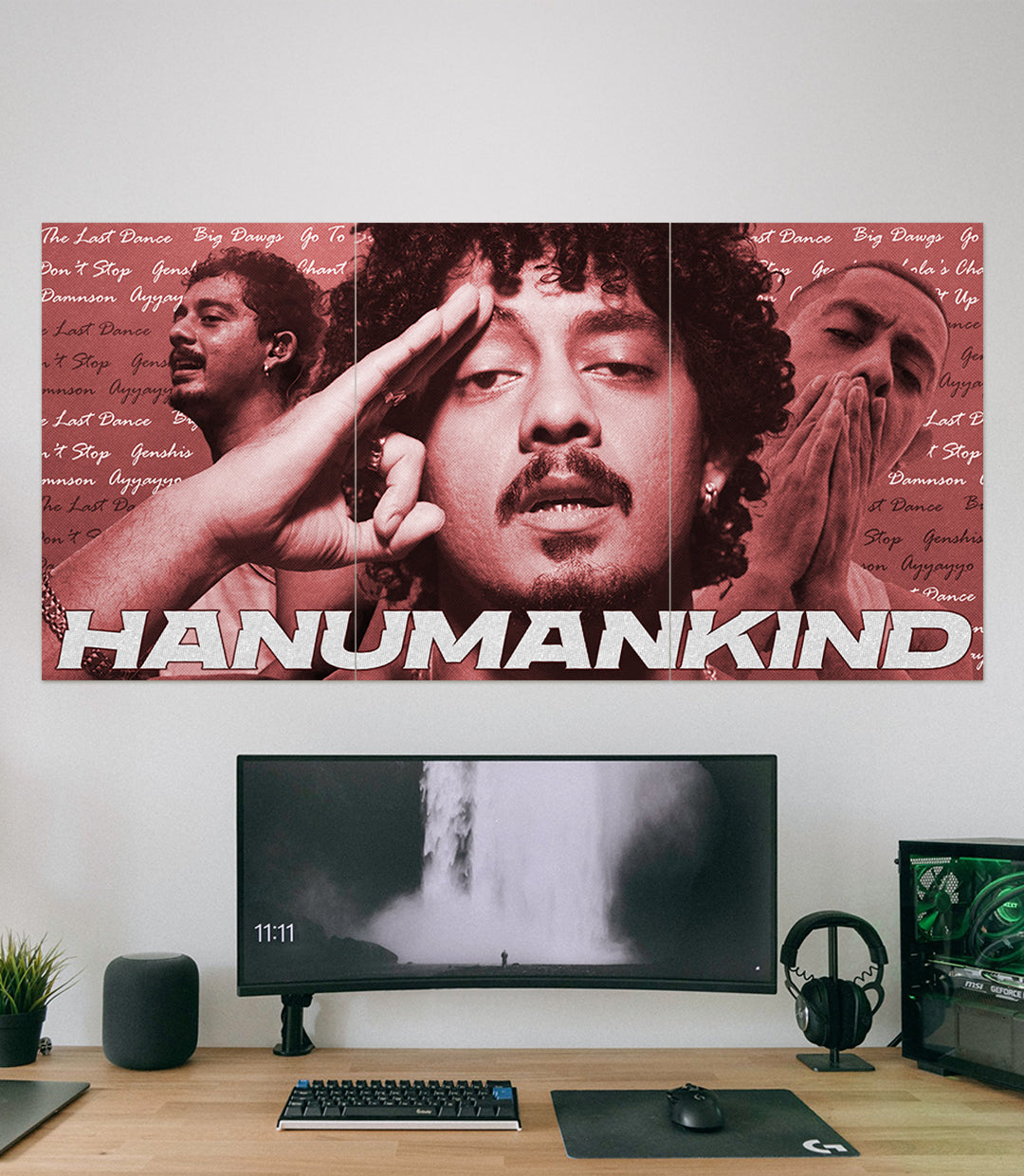 Hanumankind | Indian Rapper and singer | 3 Piece Set | Posterized.in