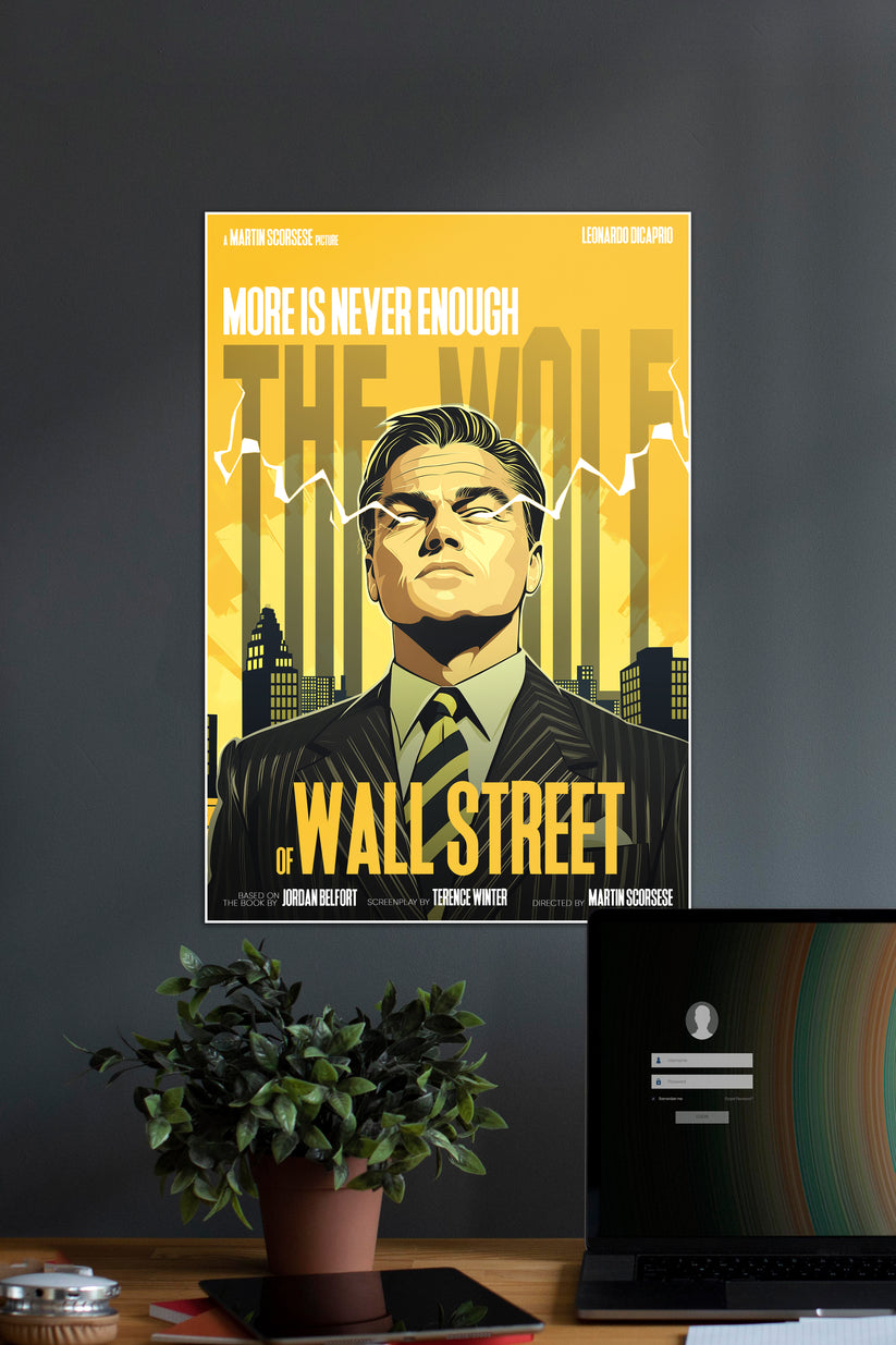 A MARTIN SCORSESE FILM | Wolf Of Wall Street #01 | Movie Poster ...