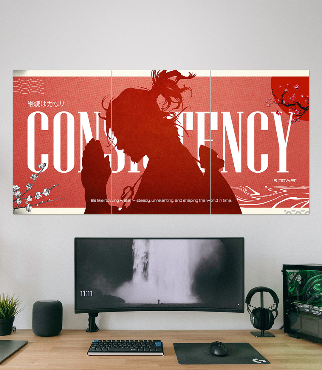 Consistency #01 | Motivation | 3 Piece Set | Posterized.in