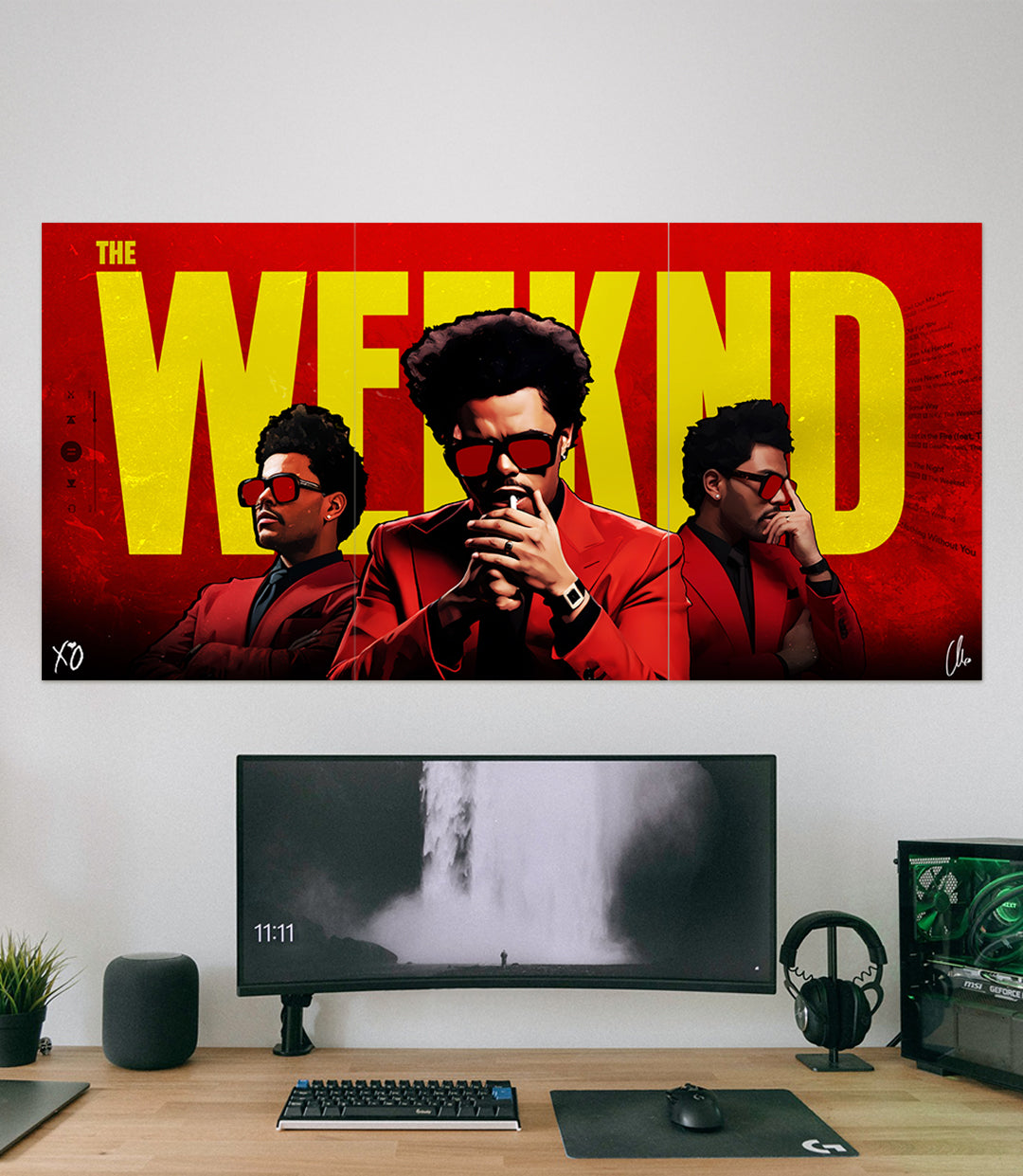The Weeknd #01 | Music | 3 Piece Set | Posterized.in