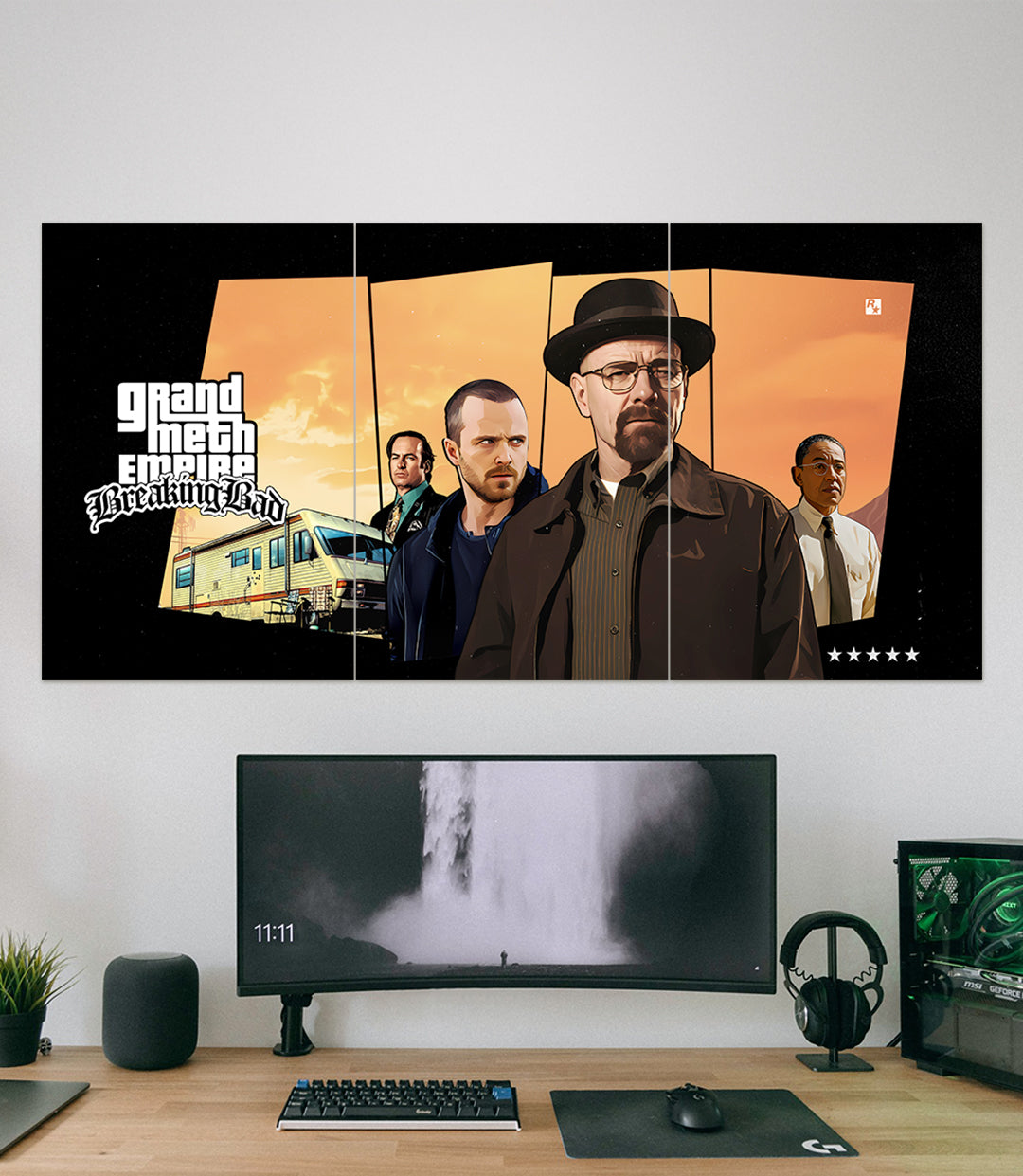 Grand Meth Empire | Breaking Bad #01 | 3 Piece Set | Posterized.in