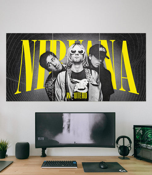 Nirvana | Music SET | 3 Piece Set | Posterized.in