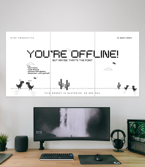 Stay Productive | Aesthetic | Motivation | 3 Piece Set | Posterized.in