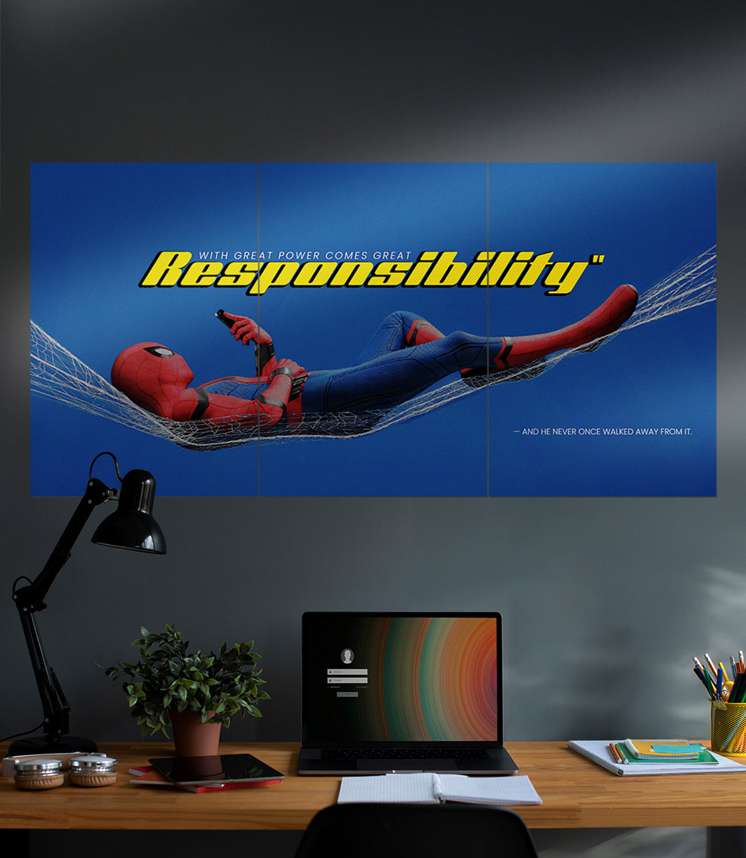 With great power comes great responsibility | 3 Piece Set | Posterized.in