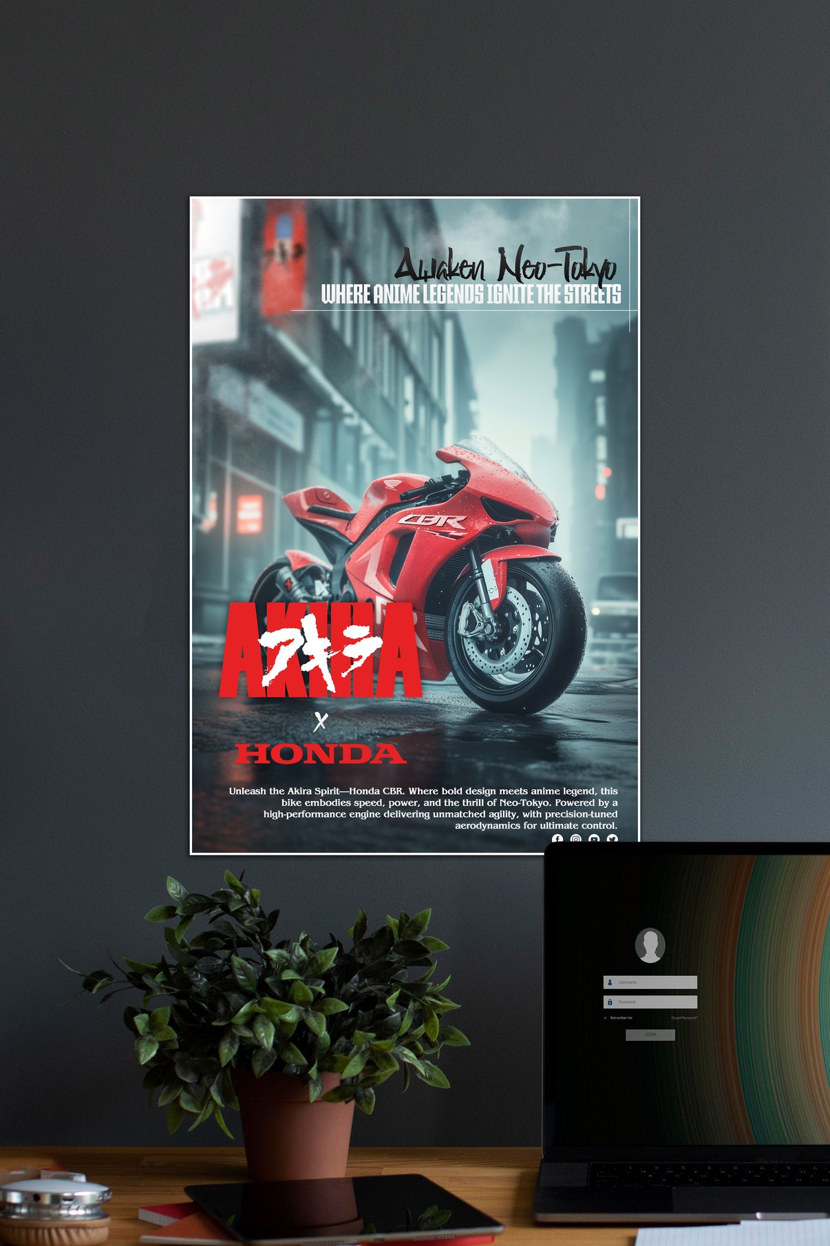 HONDA CBR | CONCEPT BIKE #02 | BIKE POSTERS | Posterized.in