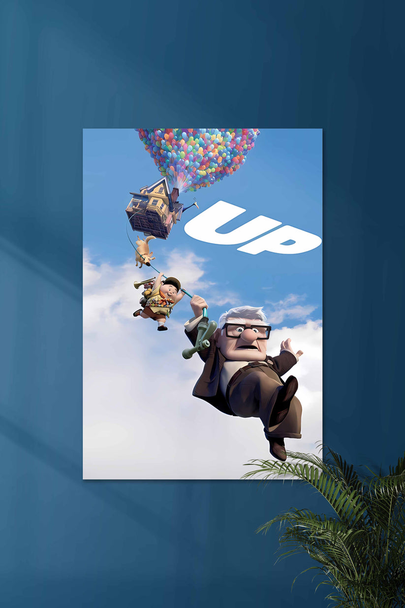 A Floating House | UP | Disney Movie Poster | Posterized.in