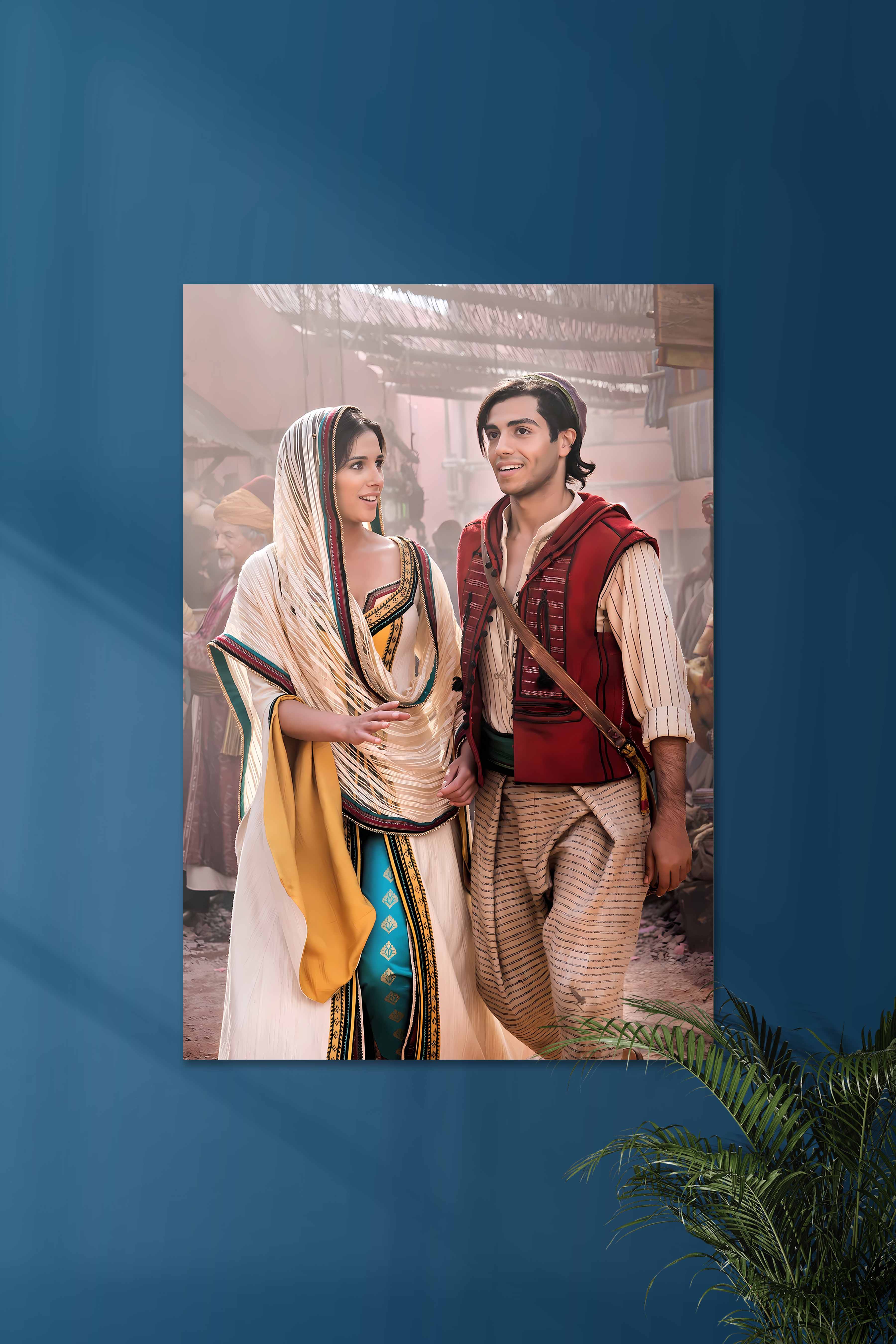 Aladdin X Jasmine 00 Aladdin Movie Poster Posterized