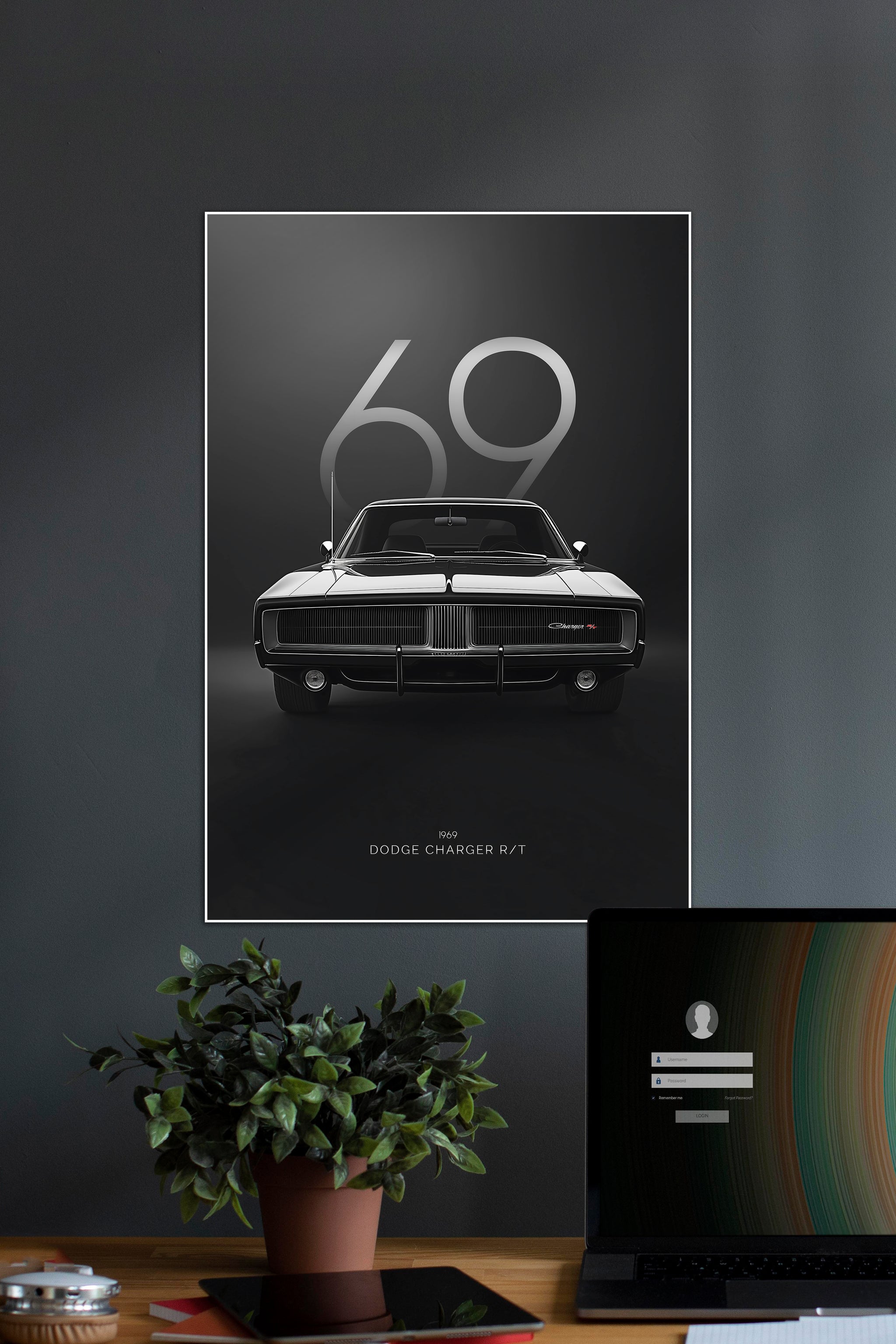 DODGE CHARGER | CLASSIC LEGEND | CAR POSTERS – Posterized