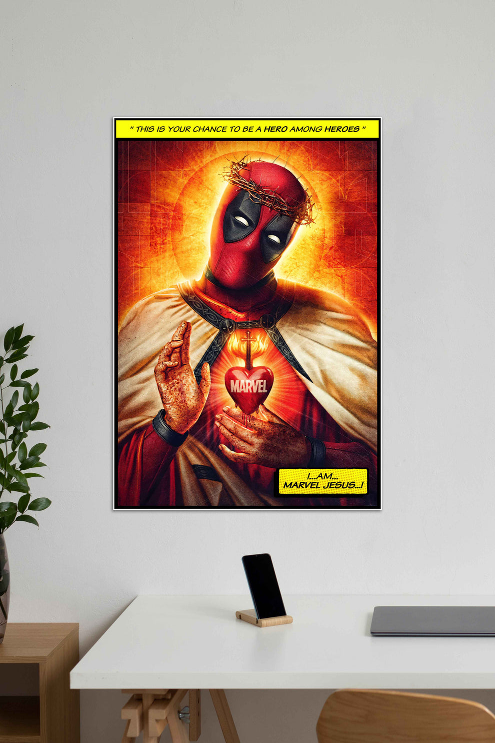 I AM Marvel Jesus | Deadpool 3 | MCU | Movie Poster – Posterized