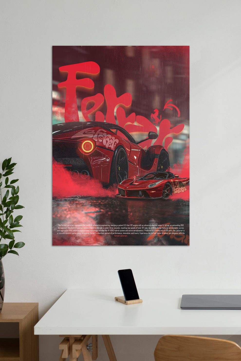 The Ferrari LaFerrari | Concept Car #08 | CAR POSTERS | Posterized.in