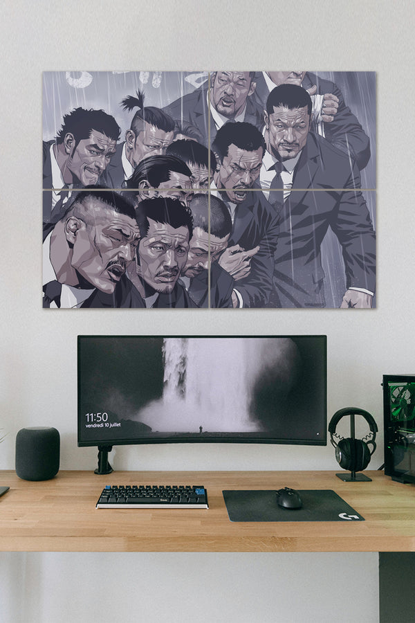 BADASS GANGSTERS #04 | 4 PCS SET | COLLAGE POSTER KIT – Posterized