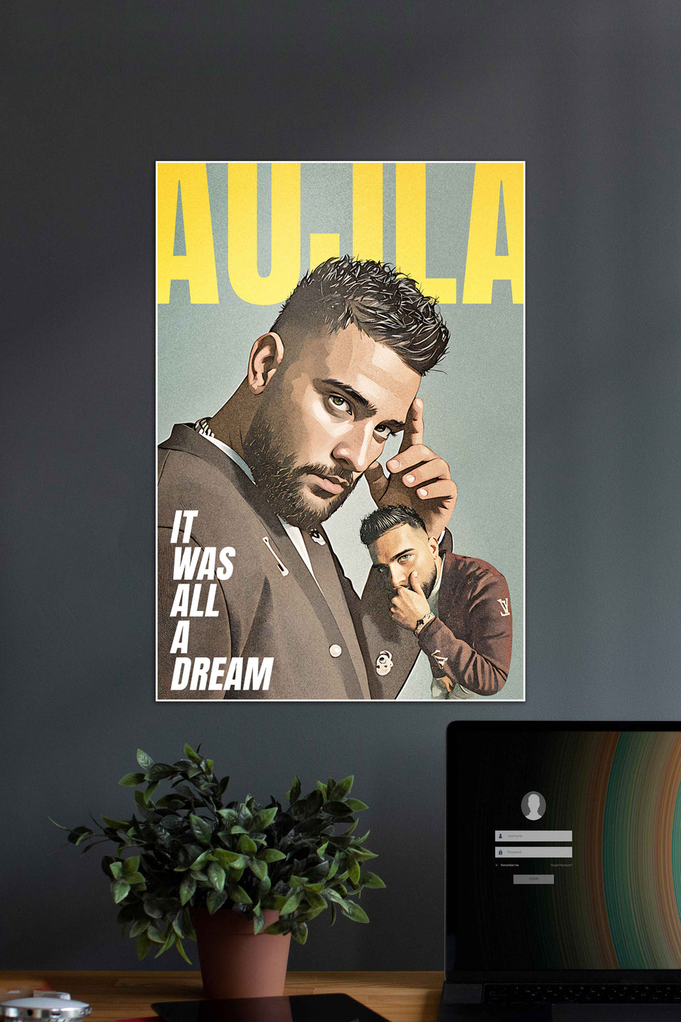 AUJLA | Karan Aujla | Music Artist Poster – Posterized