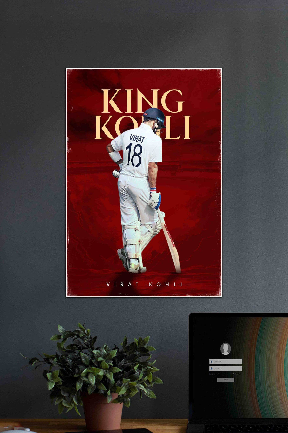 KING KOHLI 18 | Virat Kohli | Cricket Poster | Posterized.in