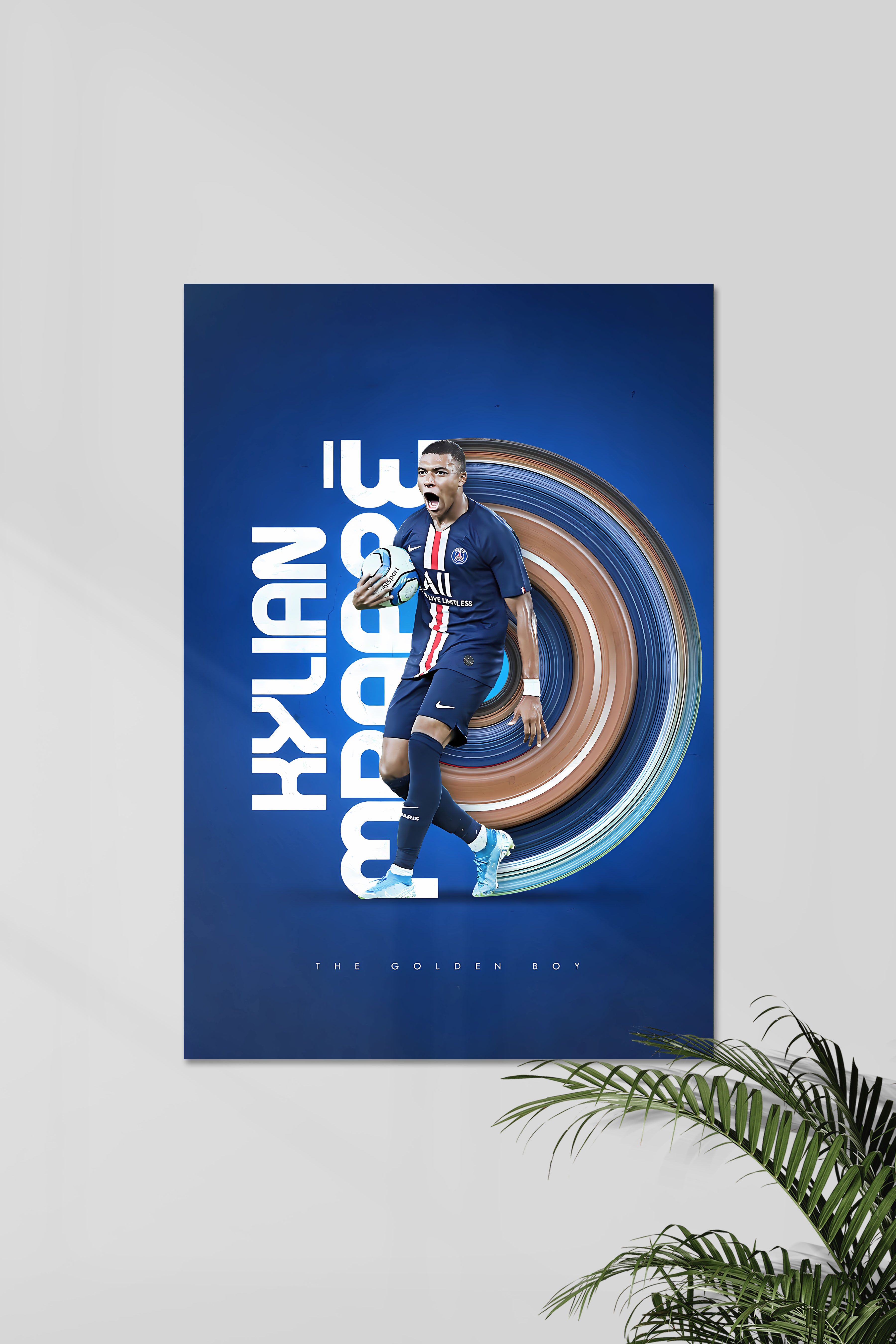 Kylian Mbappe | Kylian Mbappe #01 | FootBall Poster – Posterized