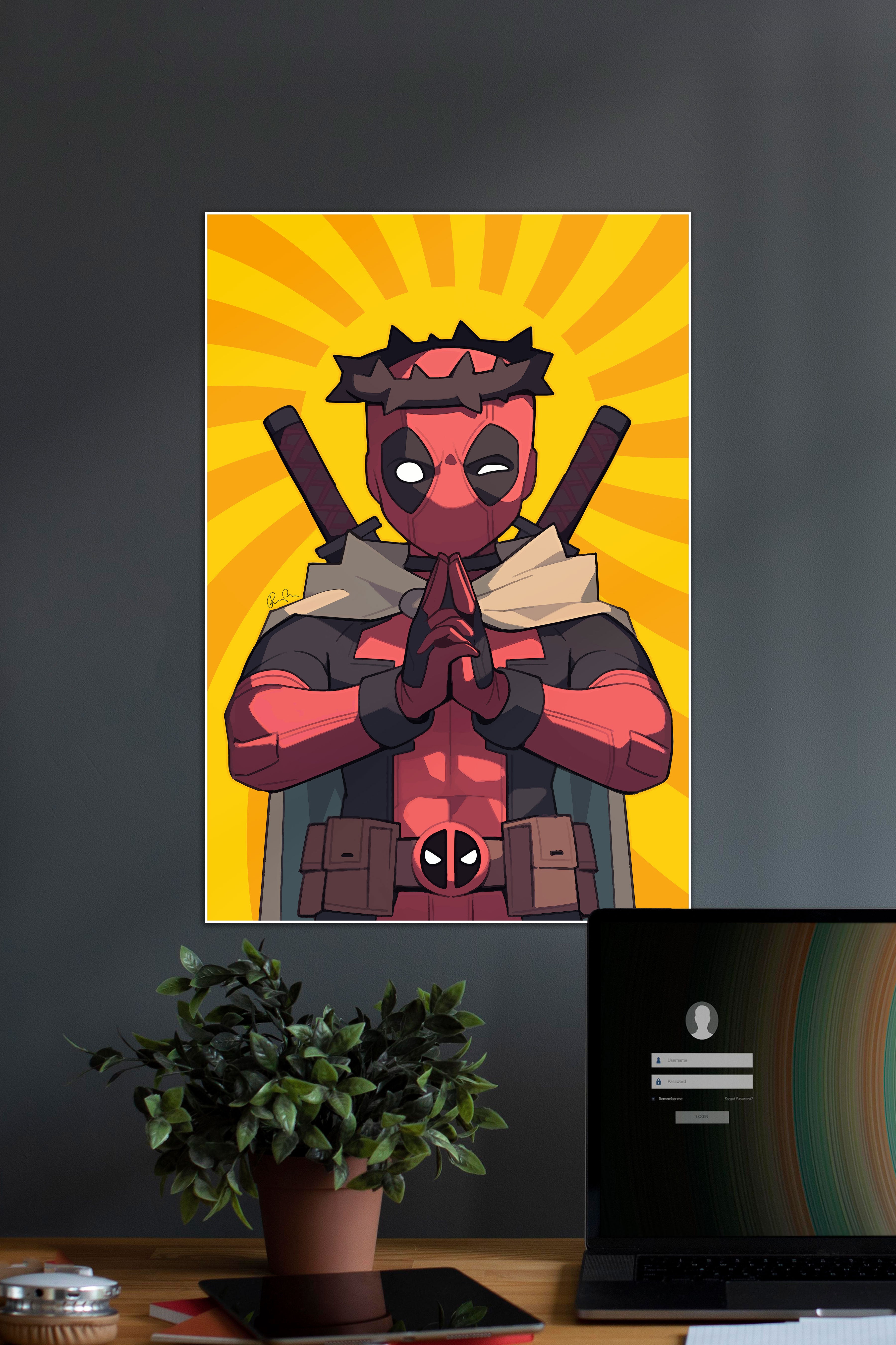 DEADPOOL | MARVEL JESUS #01 | MCU | Movie Poster | Posterized.in
