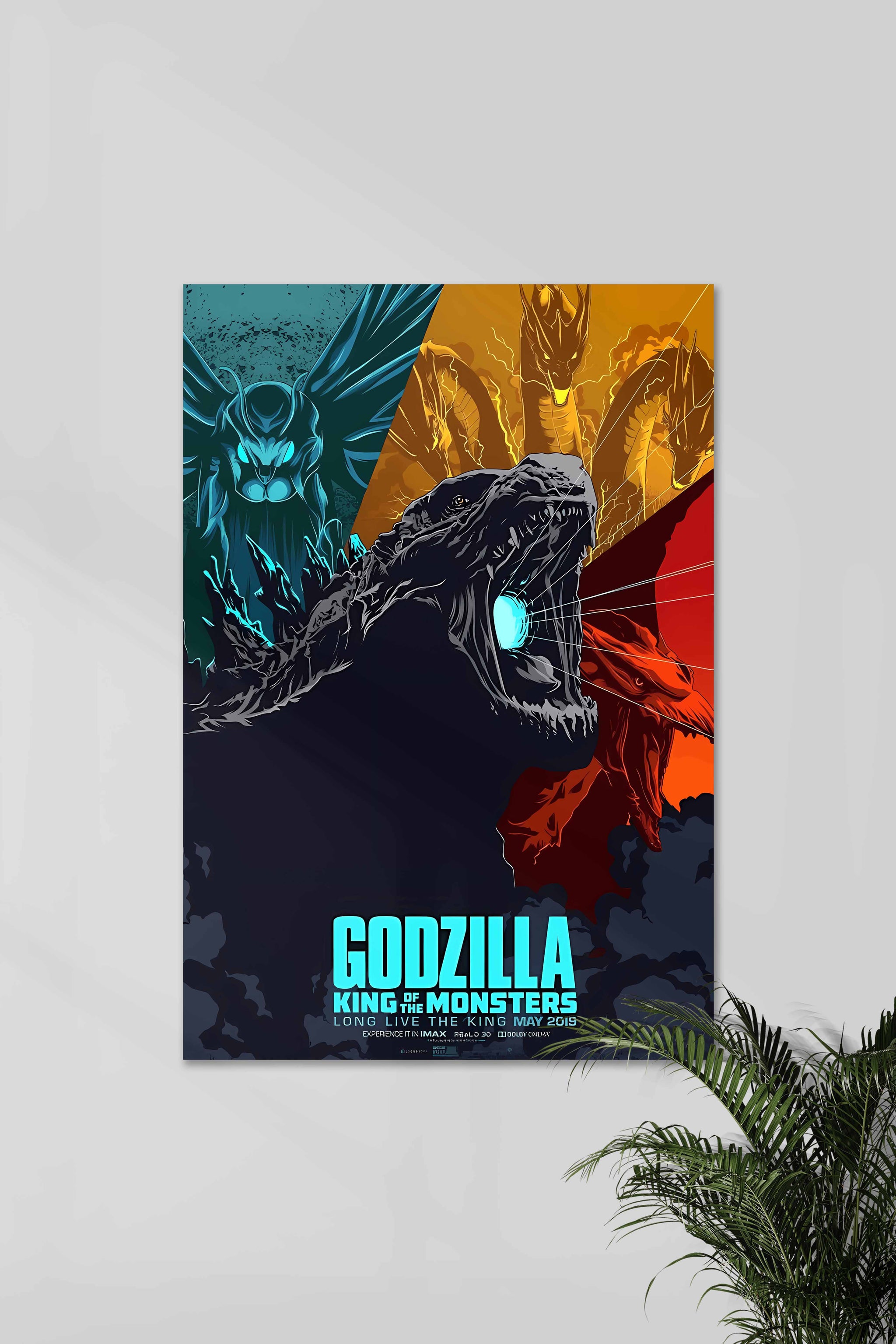 Godzilla King of Monsters | Long Live The King | MOVIE POSTERS – Posterized