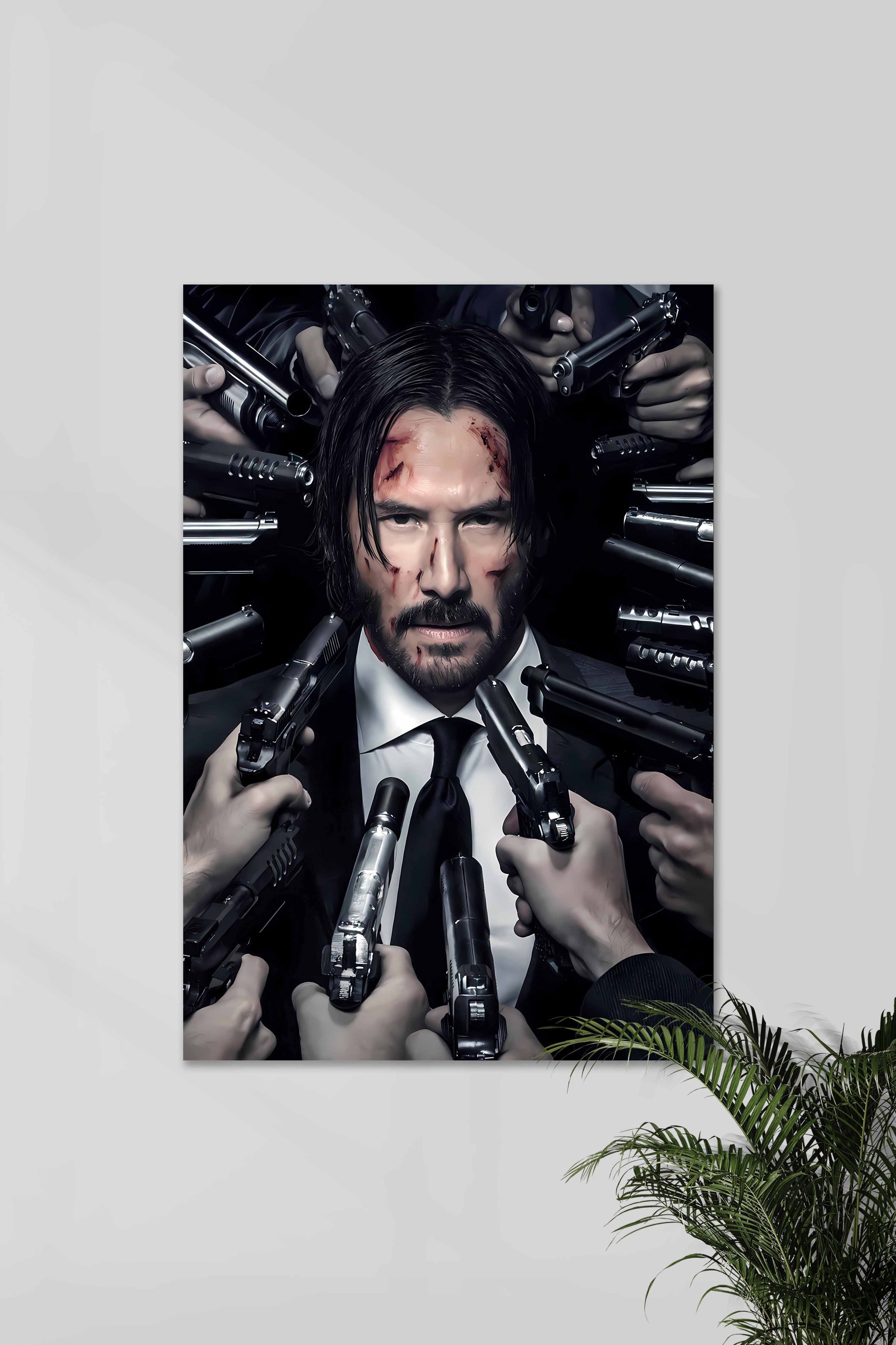 JOHN WICK #01 | GUNS AROUND | Movie Poster | Posterized.in