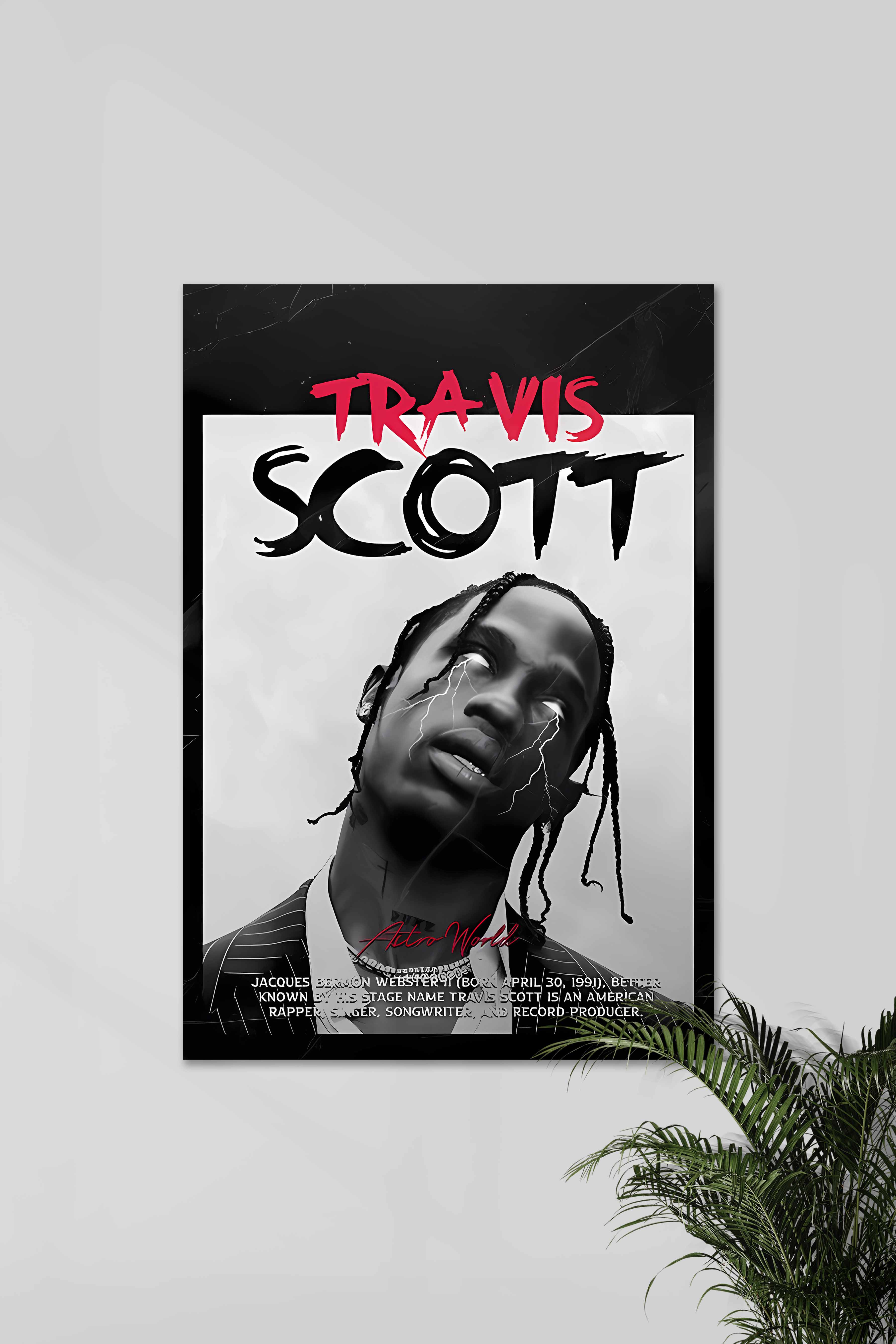 Travis Scott #00 | Trvais SCOTT | Music Artist Poster – Posterized