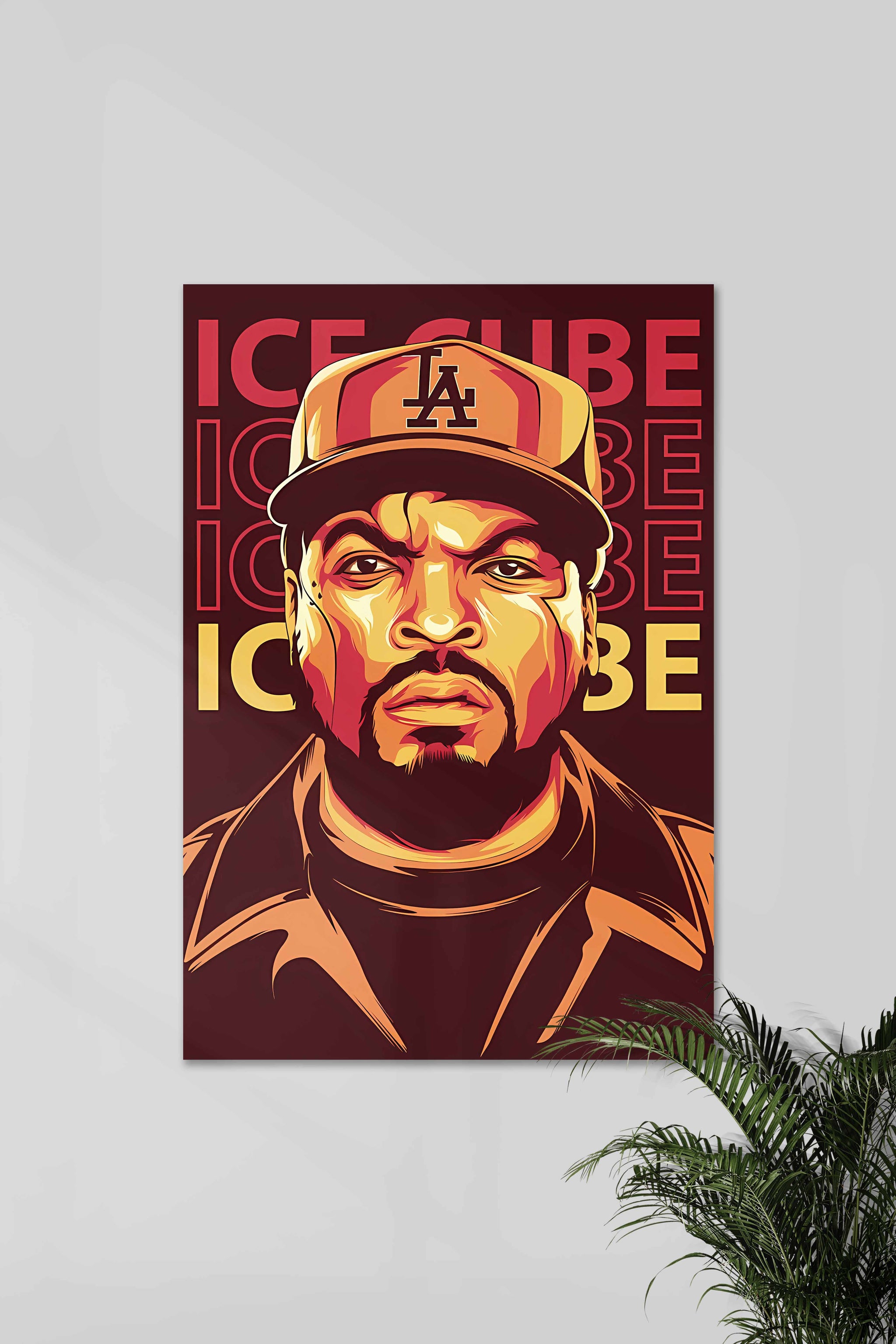 Ice Cube #00 | Ice Cube Vector Art | Music Artist Poster – Posterized