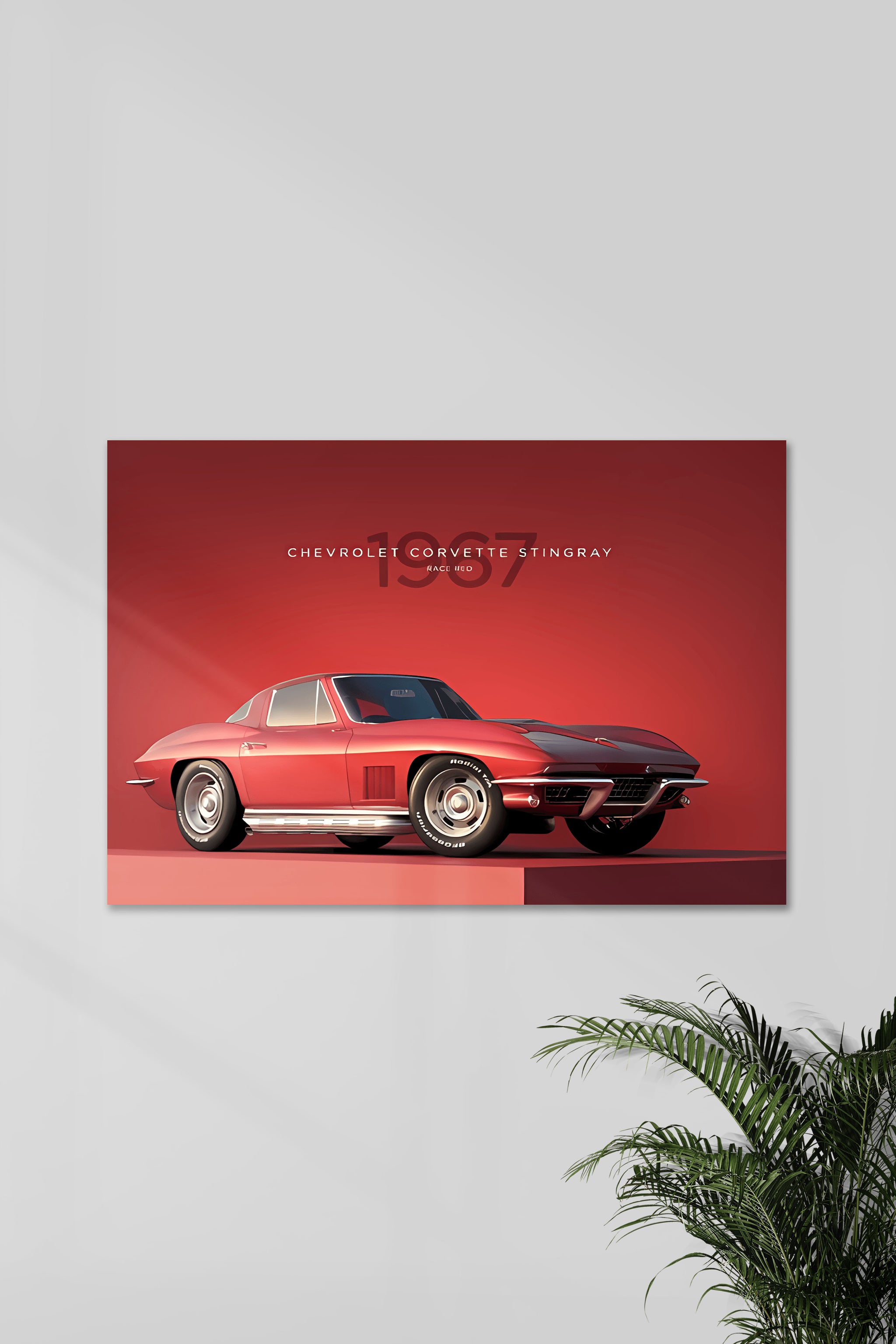 CHEVROLET CORVETTE STINGRAY | VINTAGE CAR #2 | CAR POSTERS – Posterized