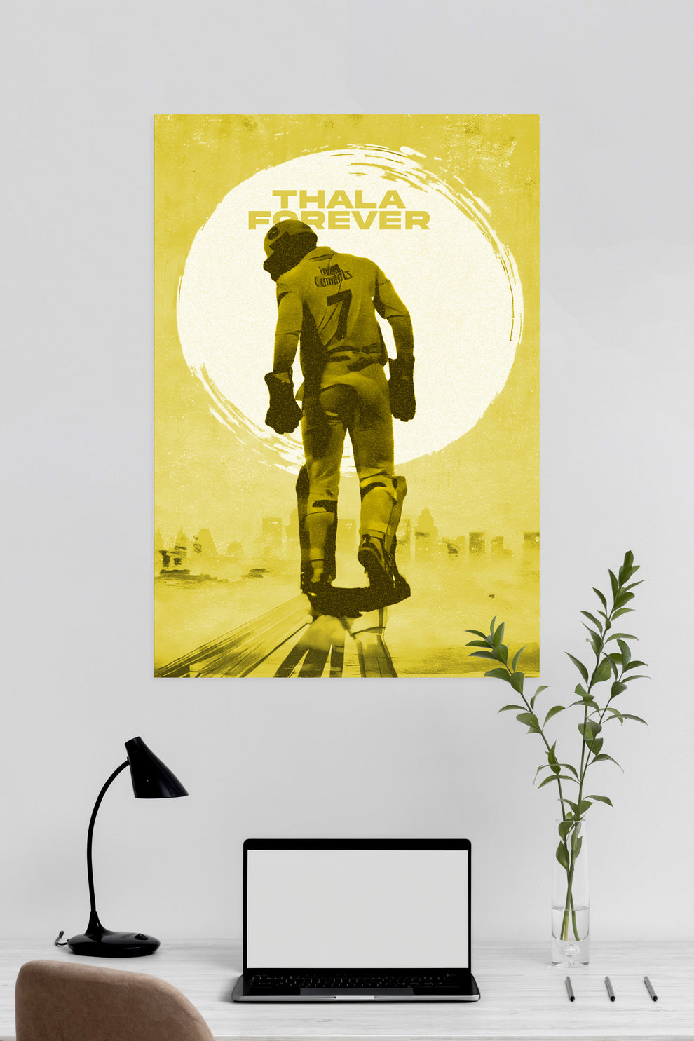 Thala Forever | MS Dhoni | Cricket Poster – Posterized
