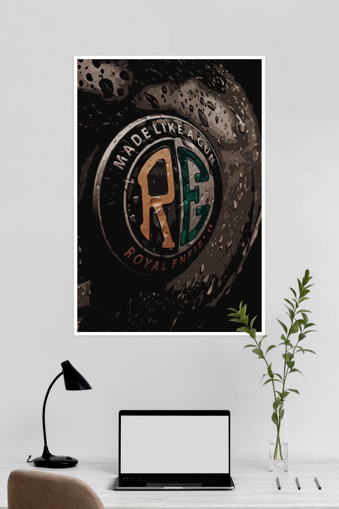 MADE LIKE A GUN | ROYAL ENFIELD | BIKE POSTERS – Posterized