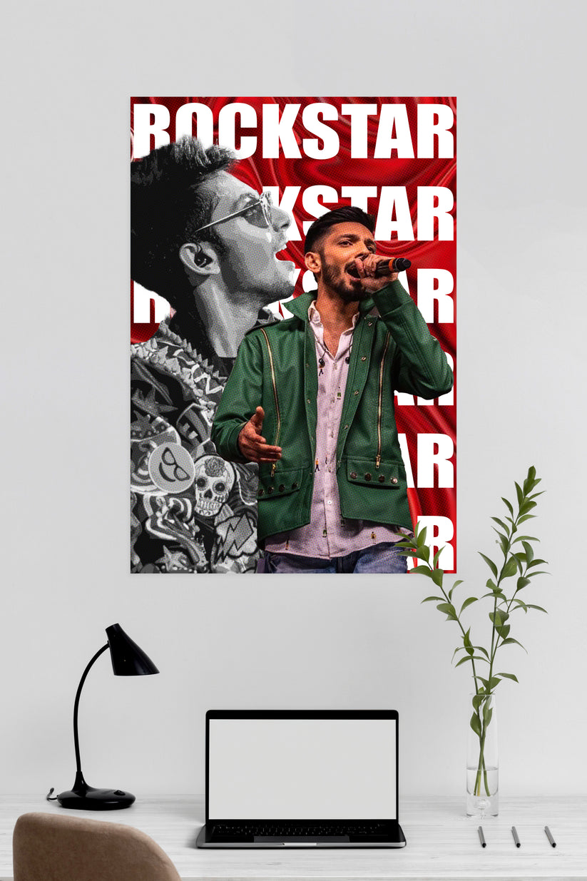 Rockstar | Anirudh Ravichander | Music Artist Poster | Posterized.in