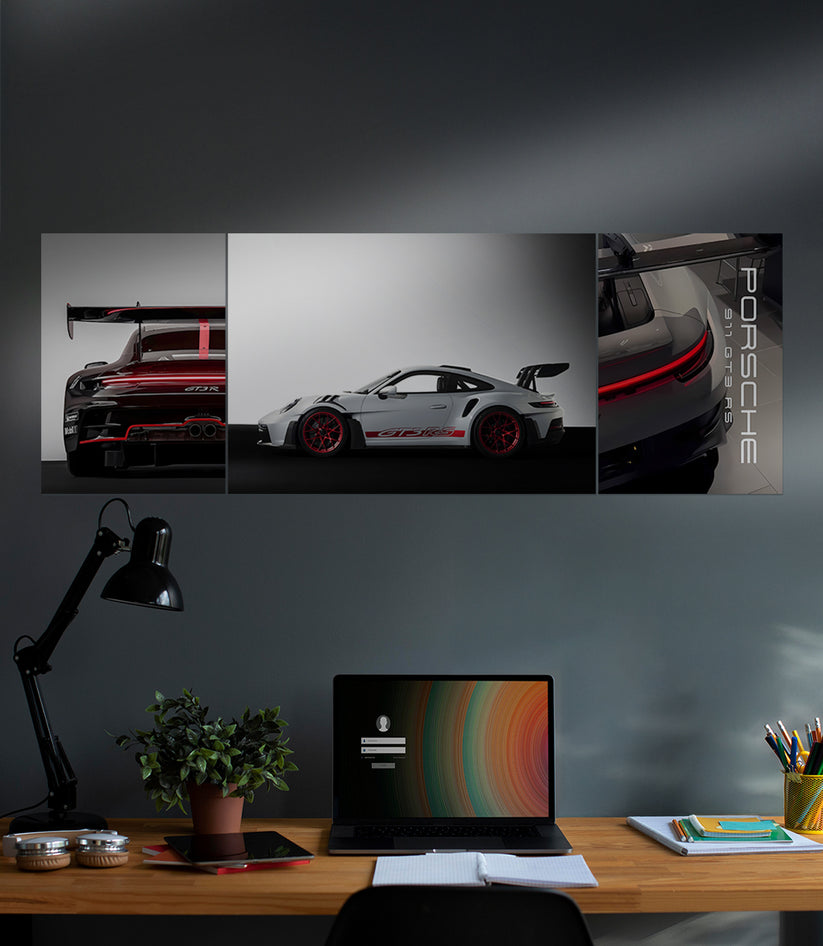 PORSCHE x CAR SET | Pack Of 3 | Posterized.in