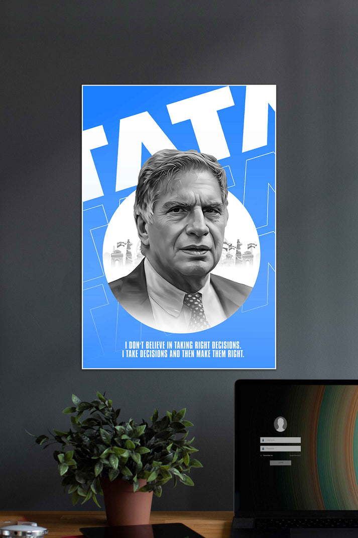 TATA | Ratan Naval Tata | GENIUS POSTERS | Posterized.in
