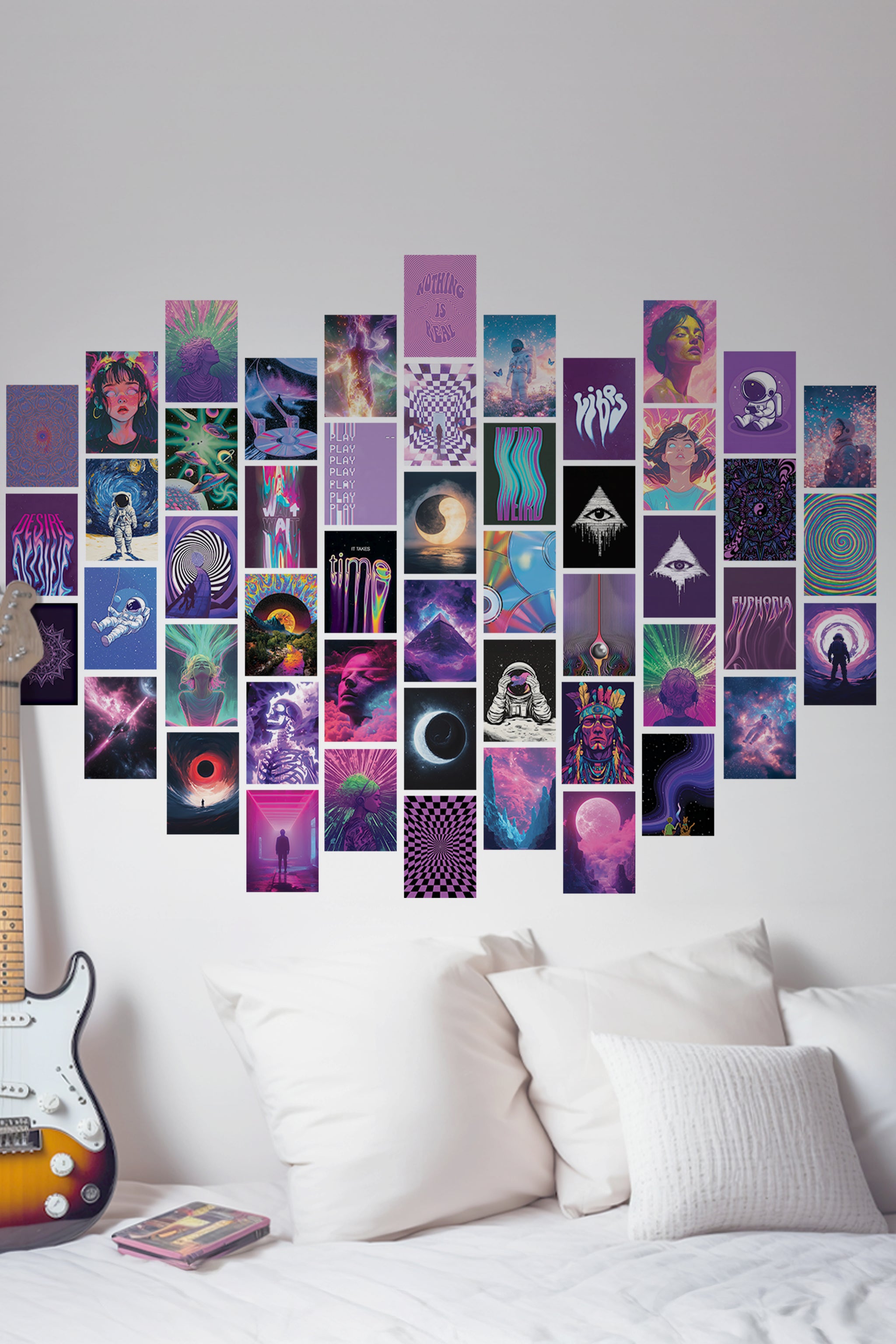 50 Epic Trippy Aesthetic Collage Set | Posterized.in